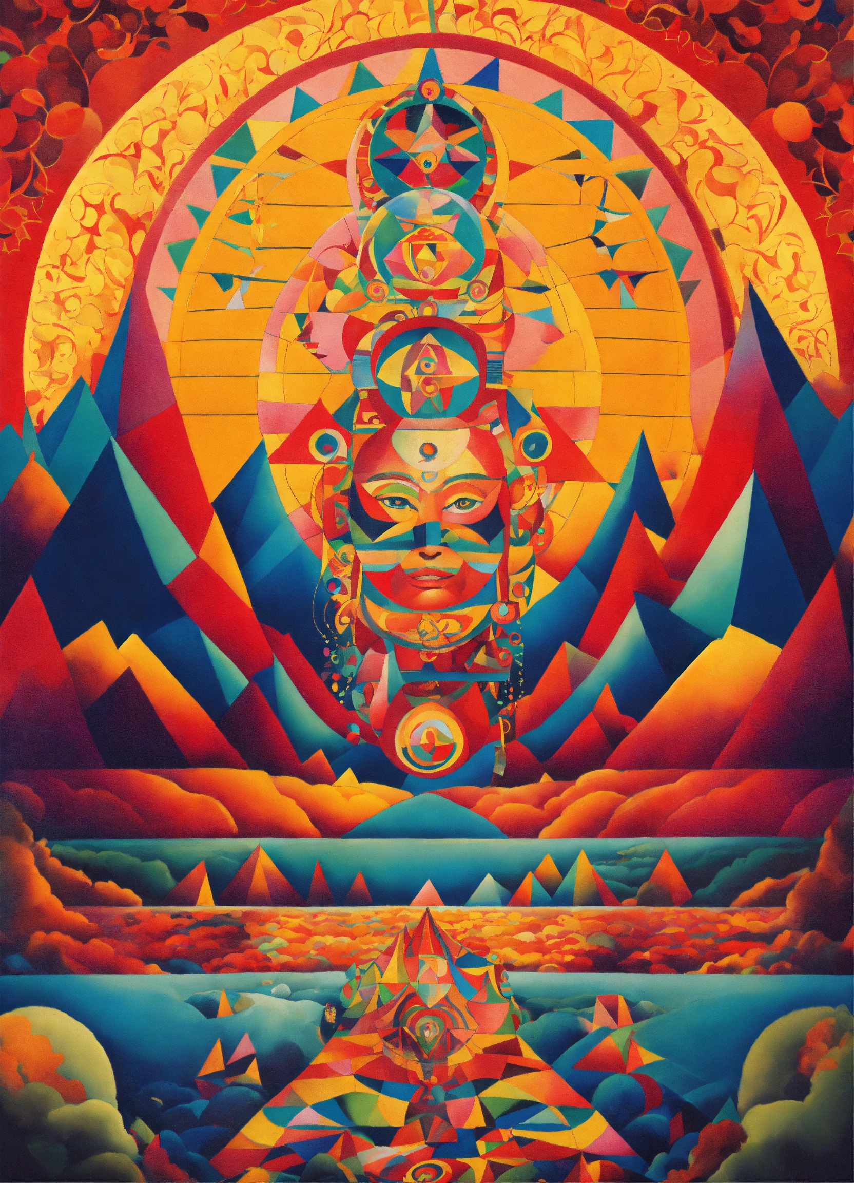 Lexica - Tibet , the most psychedelic, geometric abstraction known to ...