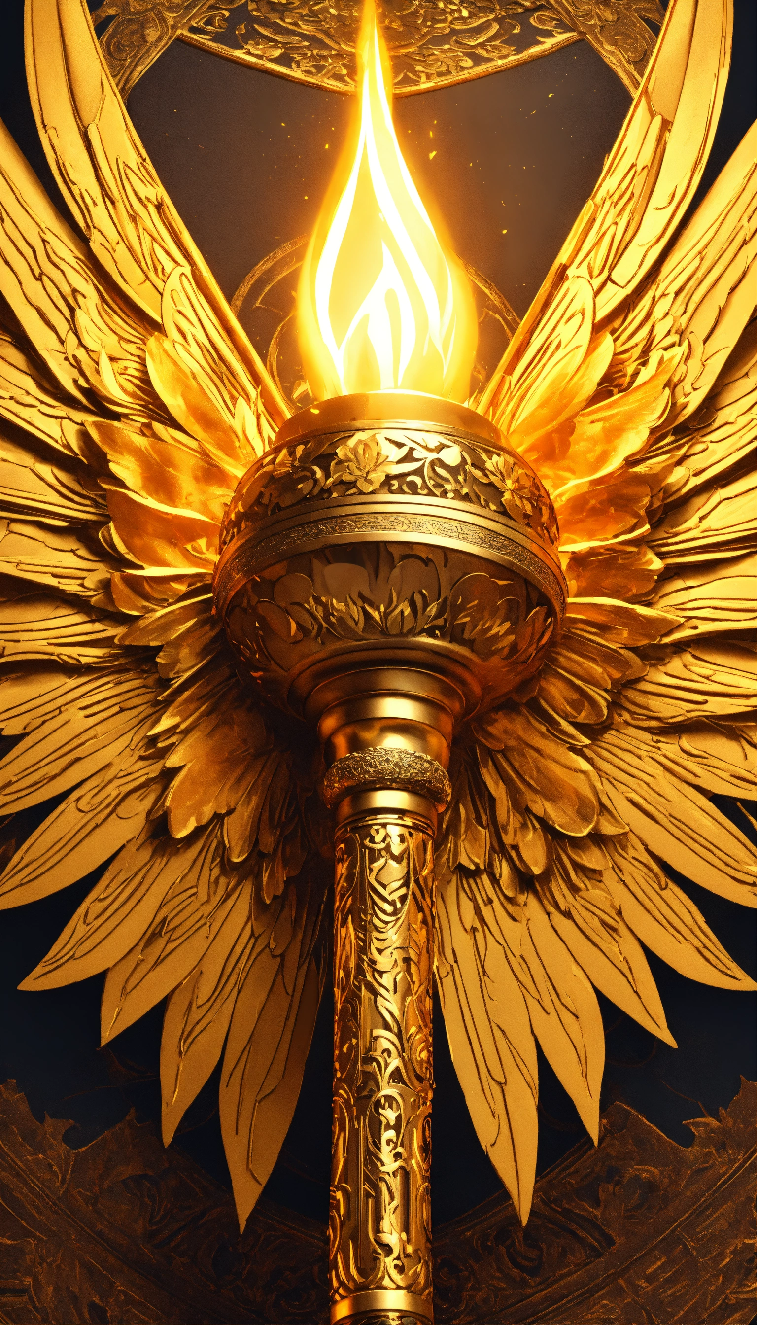 Lexica - Powerful, detailed torch, digital illustration, real, 3D ...