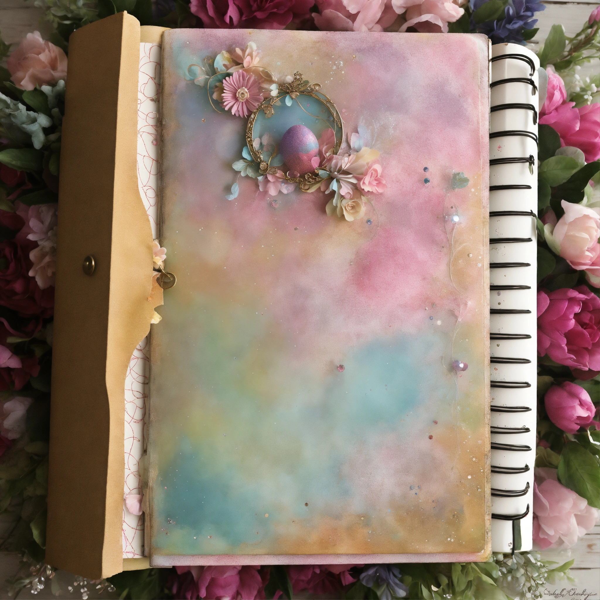 Lexica - Shabby chic dreamy mist pastel junk journals Shabby chic full ...