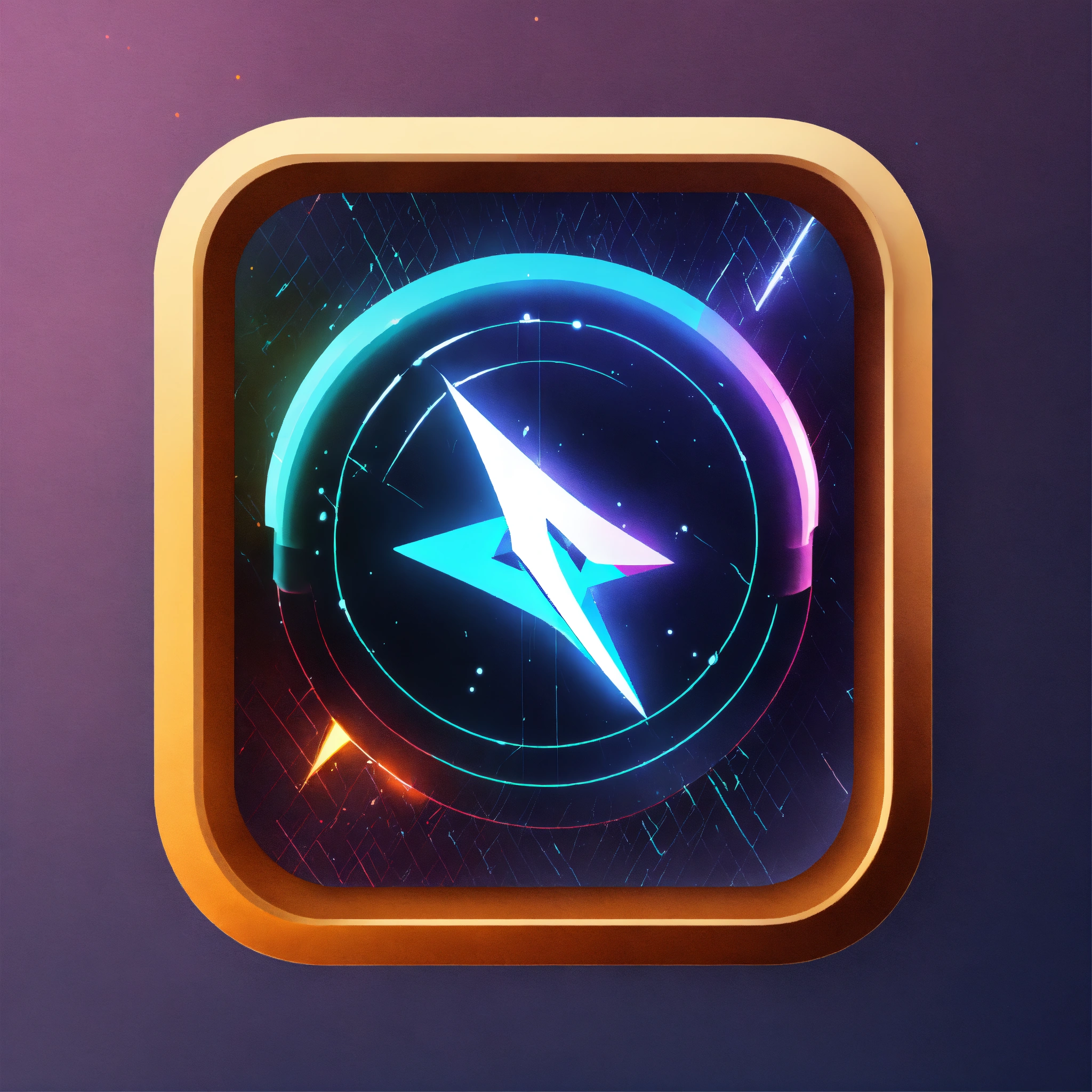 Lexica - Modern iOS app icon for Ethernet configuration, lighting bolt ...