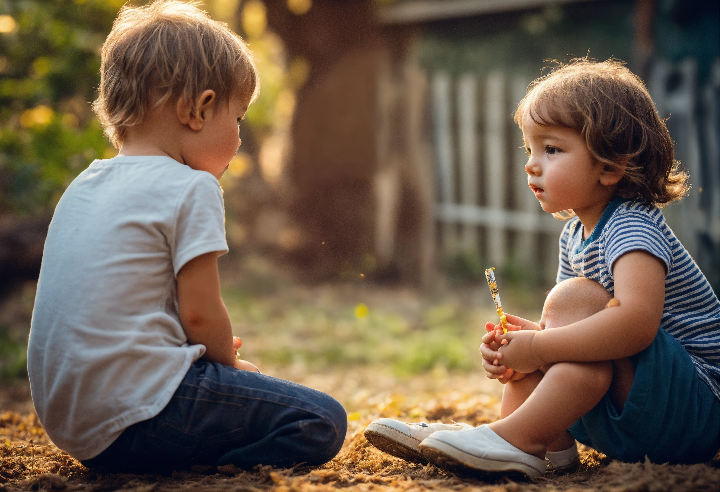 Lexica - {Create a sequence of images that portray a young child ...