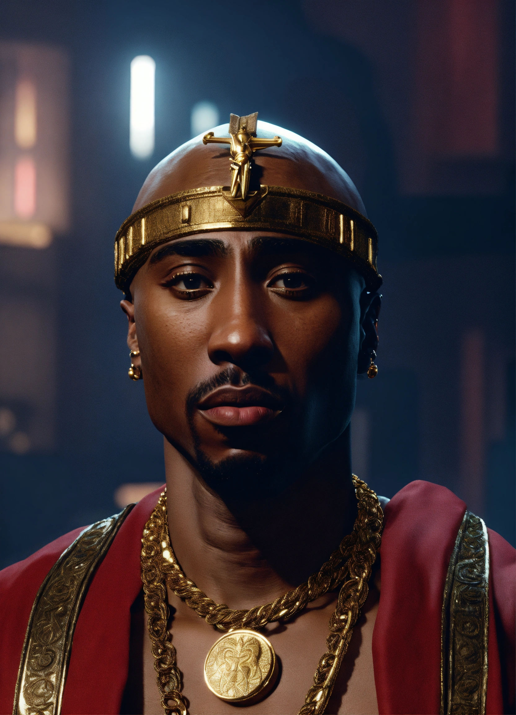 Lexica - Tupac Shakur as Julius Caesar 8k unreal engine render ...