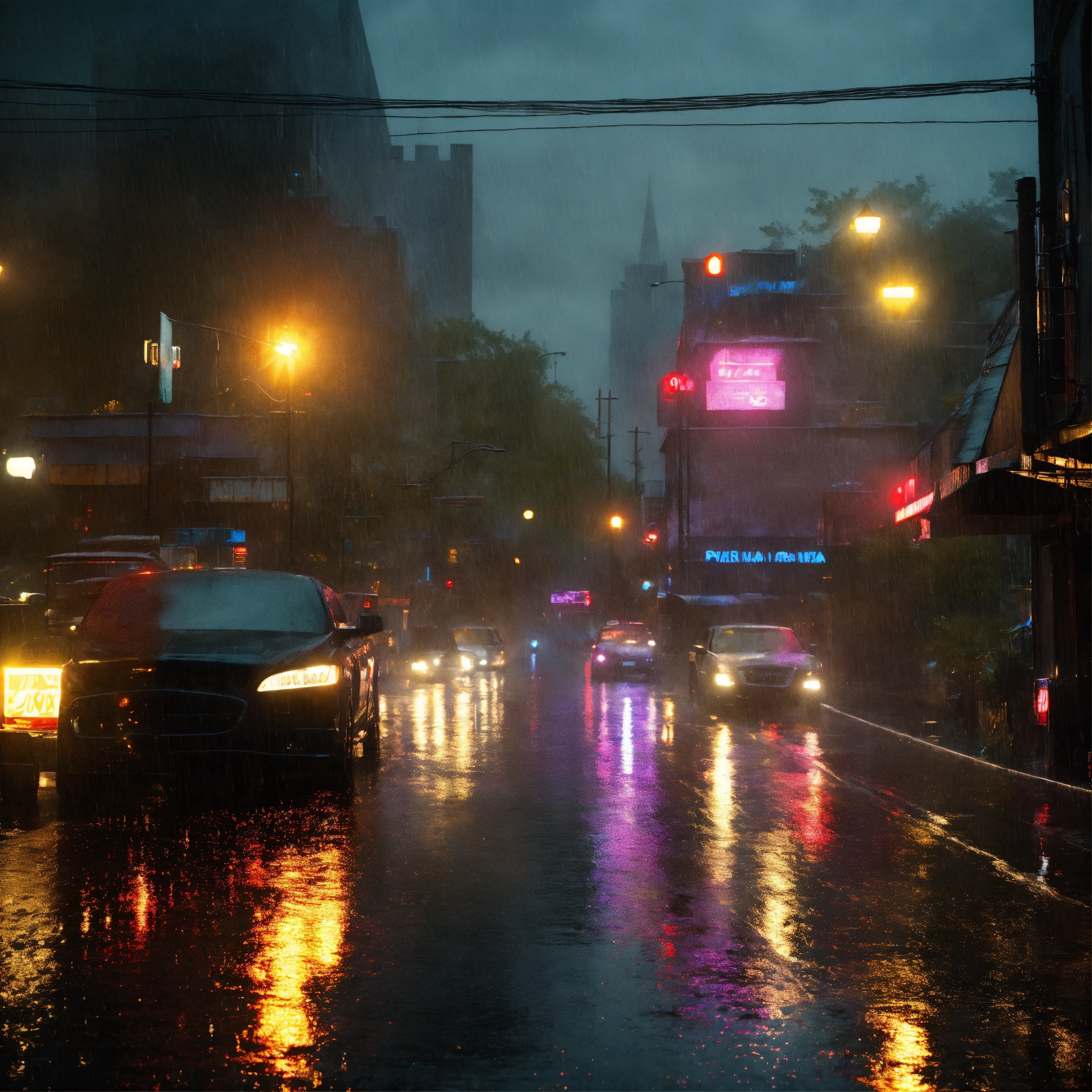 Lexica - Cinematic rain