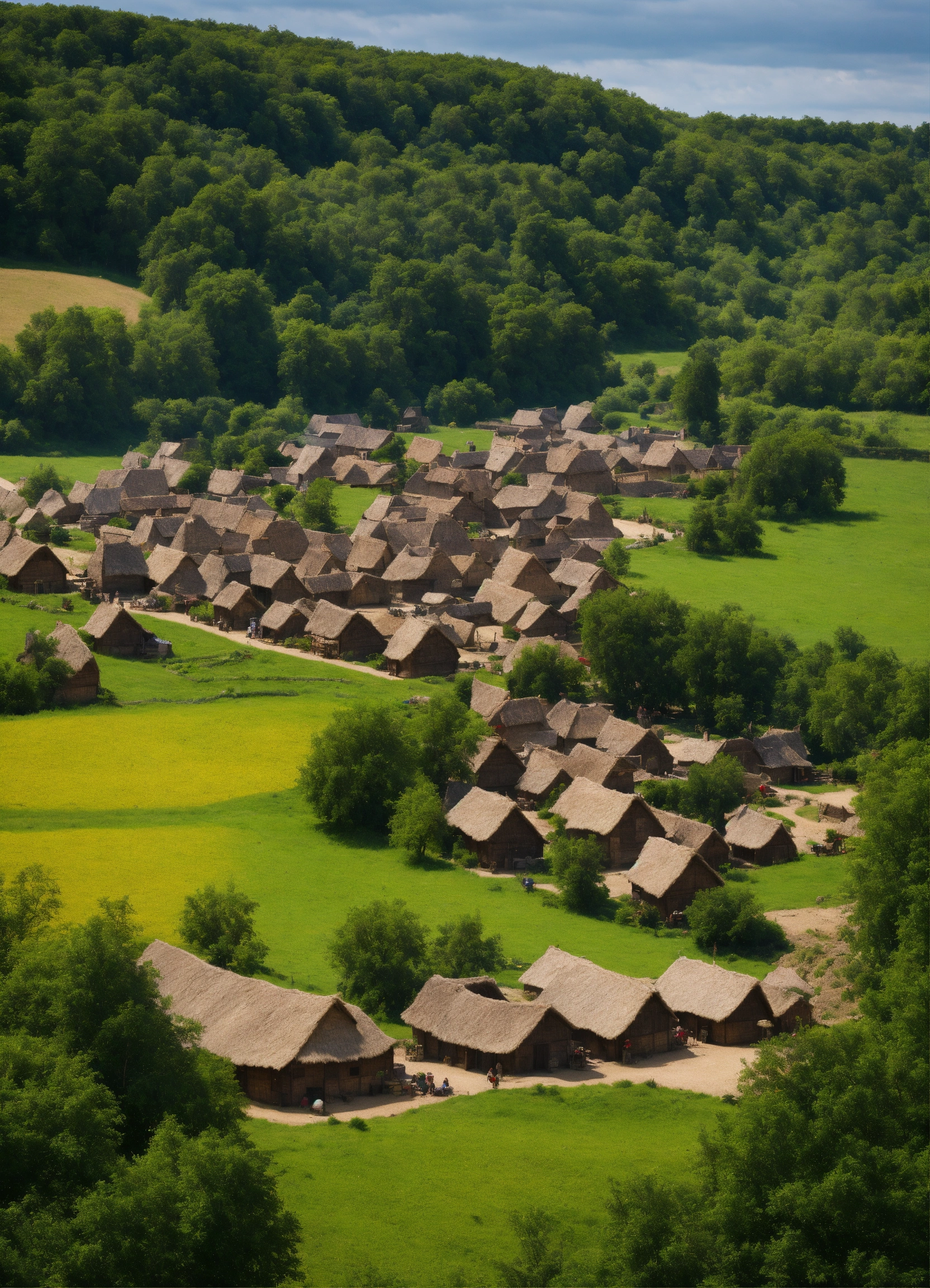 Lexica - A medieval human village