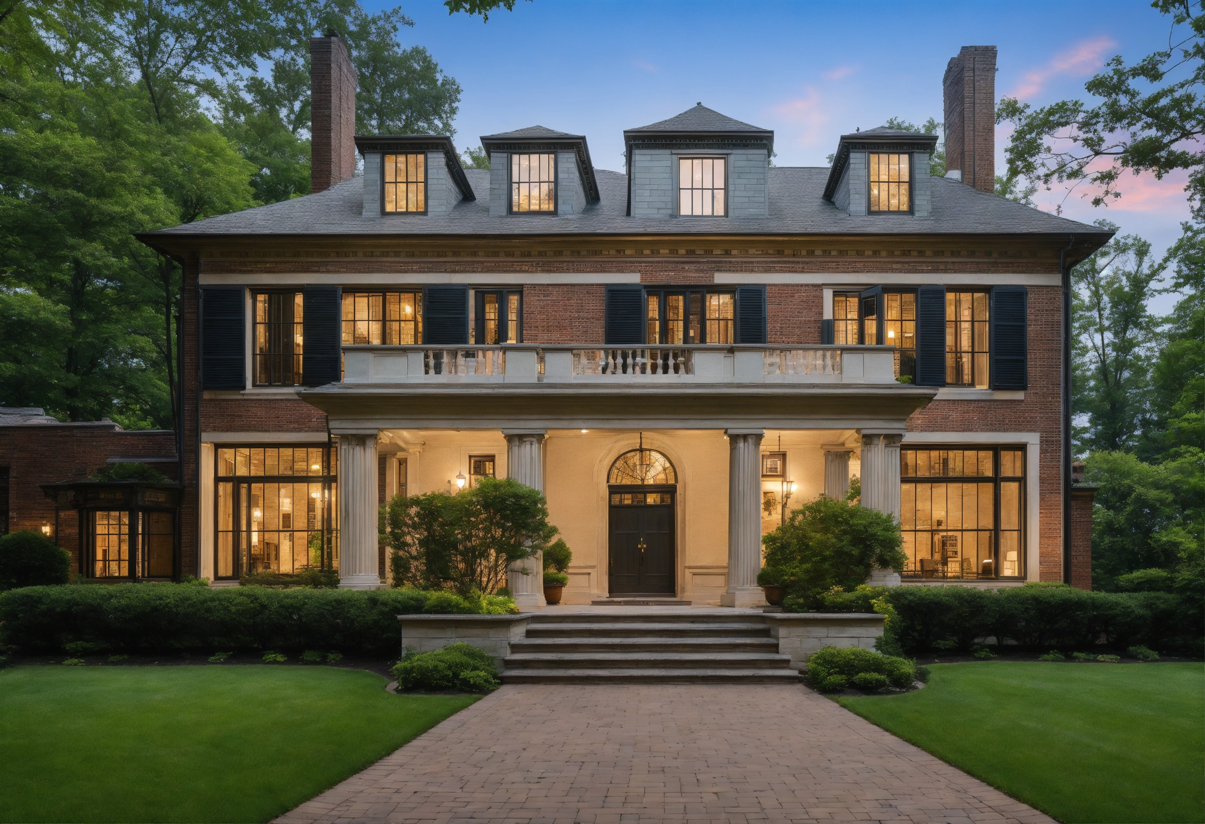 Lexica - Early 20th century federal style mansion in Shaker Heights, Ohio