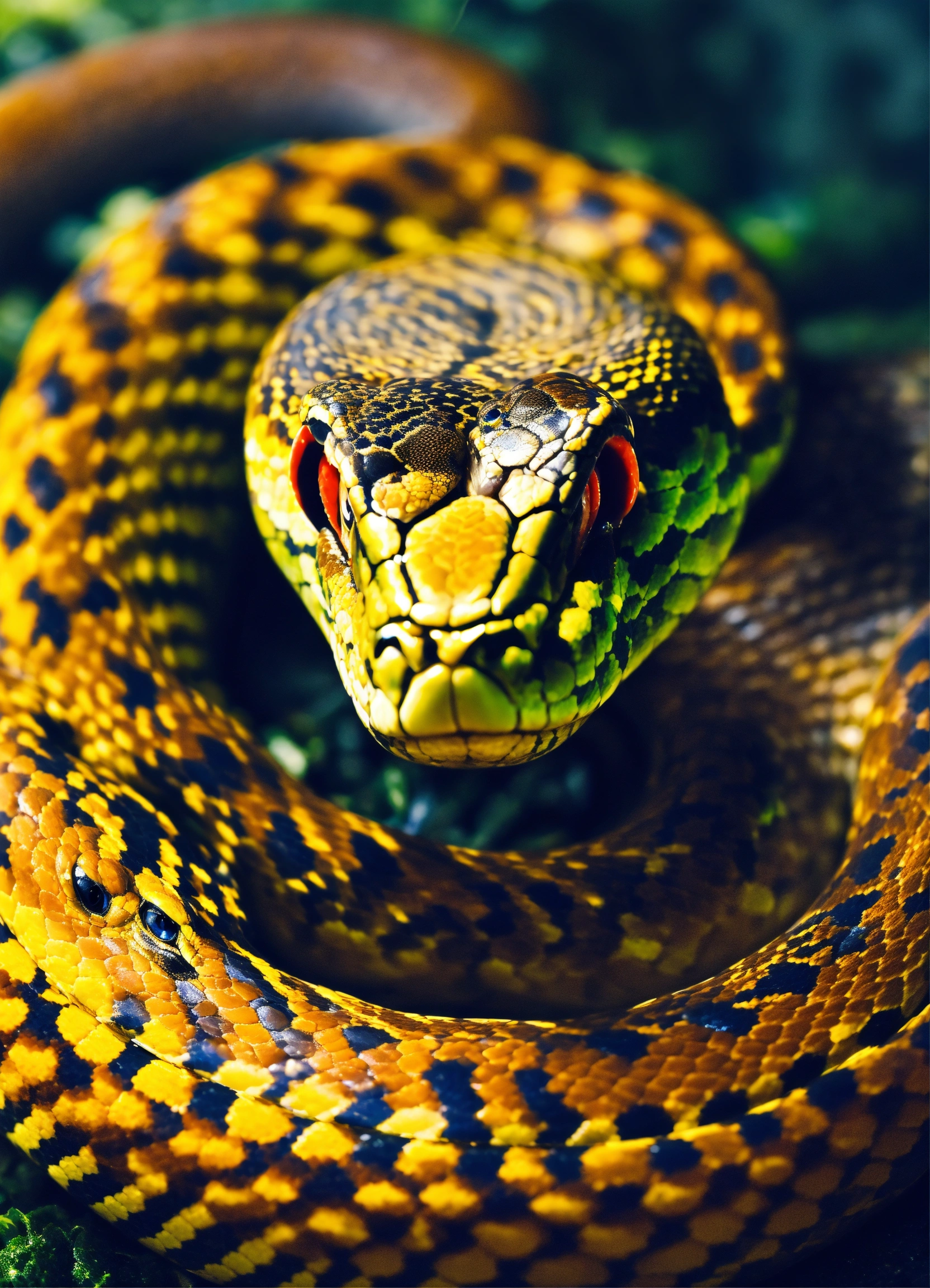 Lexica - Hyperfocus on image of snake with sonic head