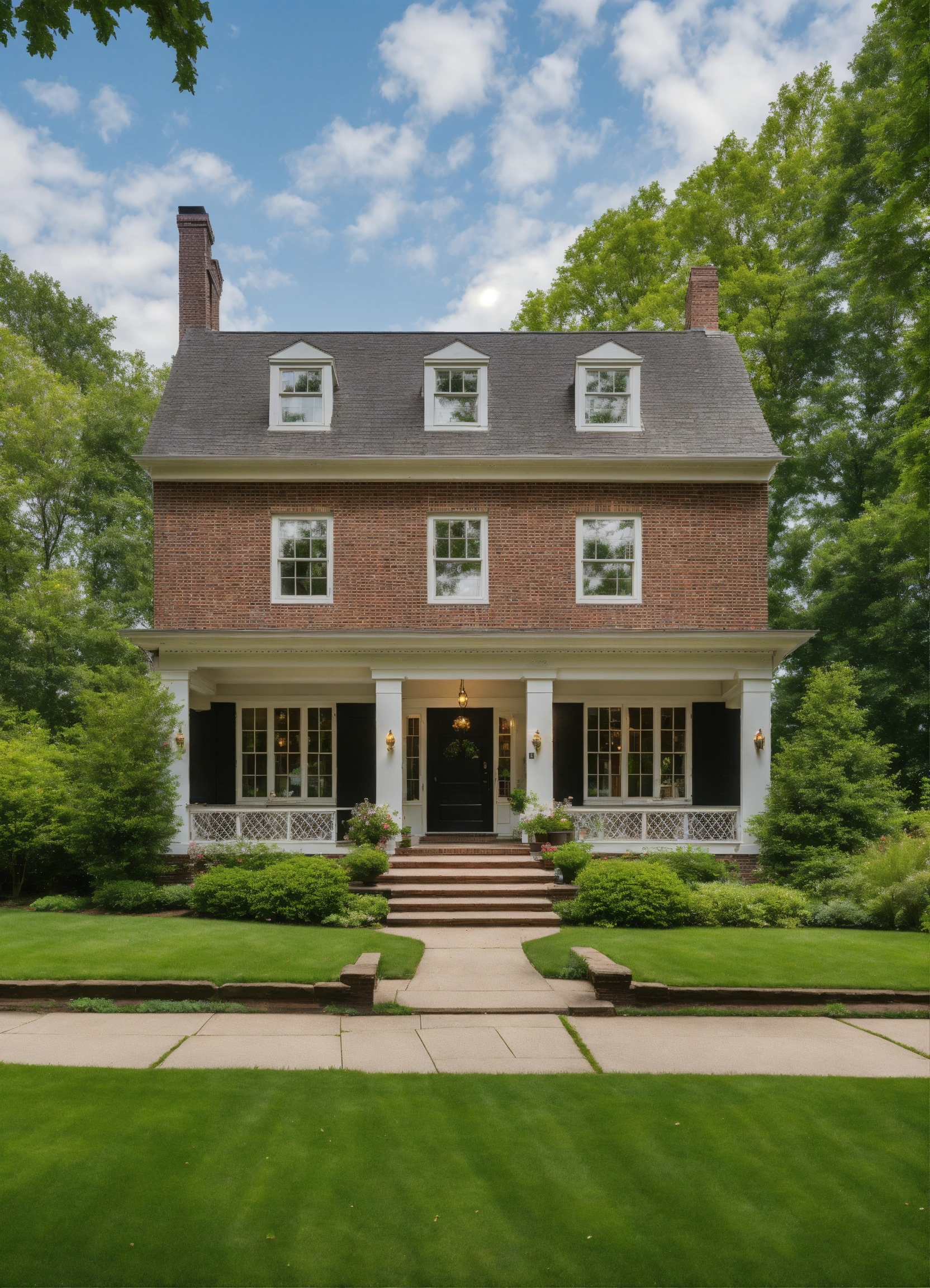 Lexica - 1920s dutch colonial style house in Shaker Heights exterior
