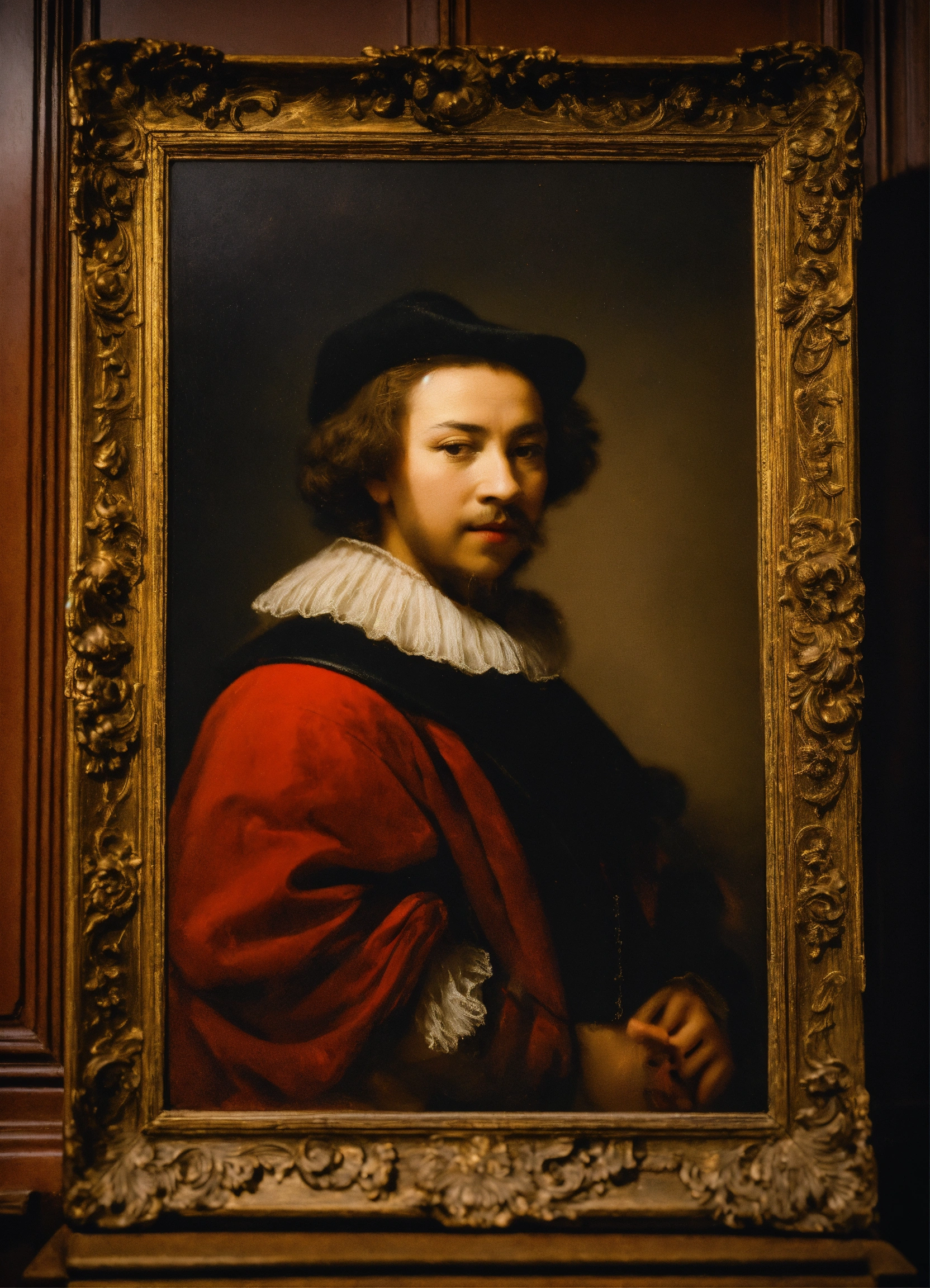 Lexica - Een gefrustreerde persoon die tegen een verweerde muur leunt ...