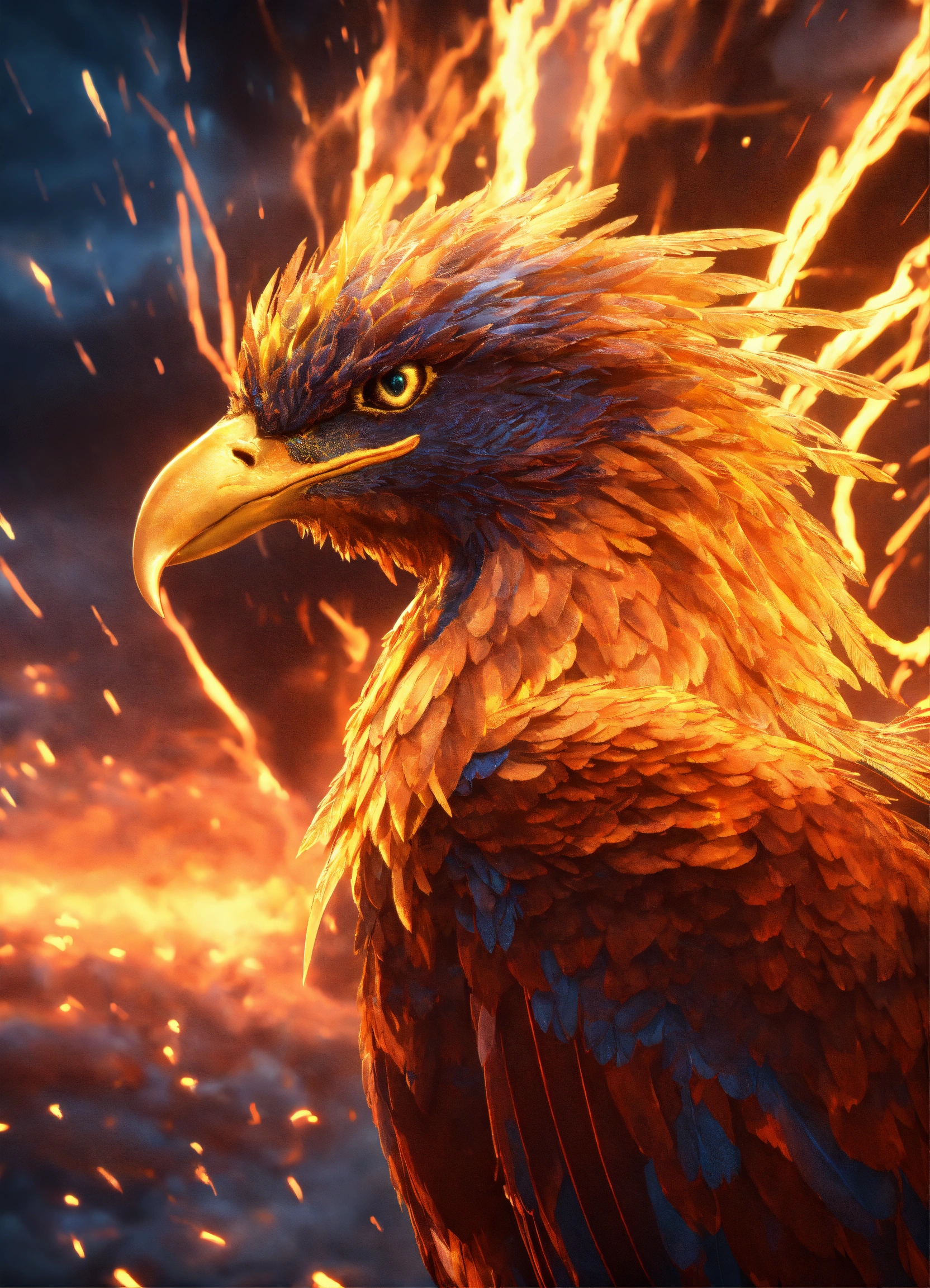 Lexica - Stormcaster Phoenix In the world of 8K Ultra 3D, the ...