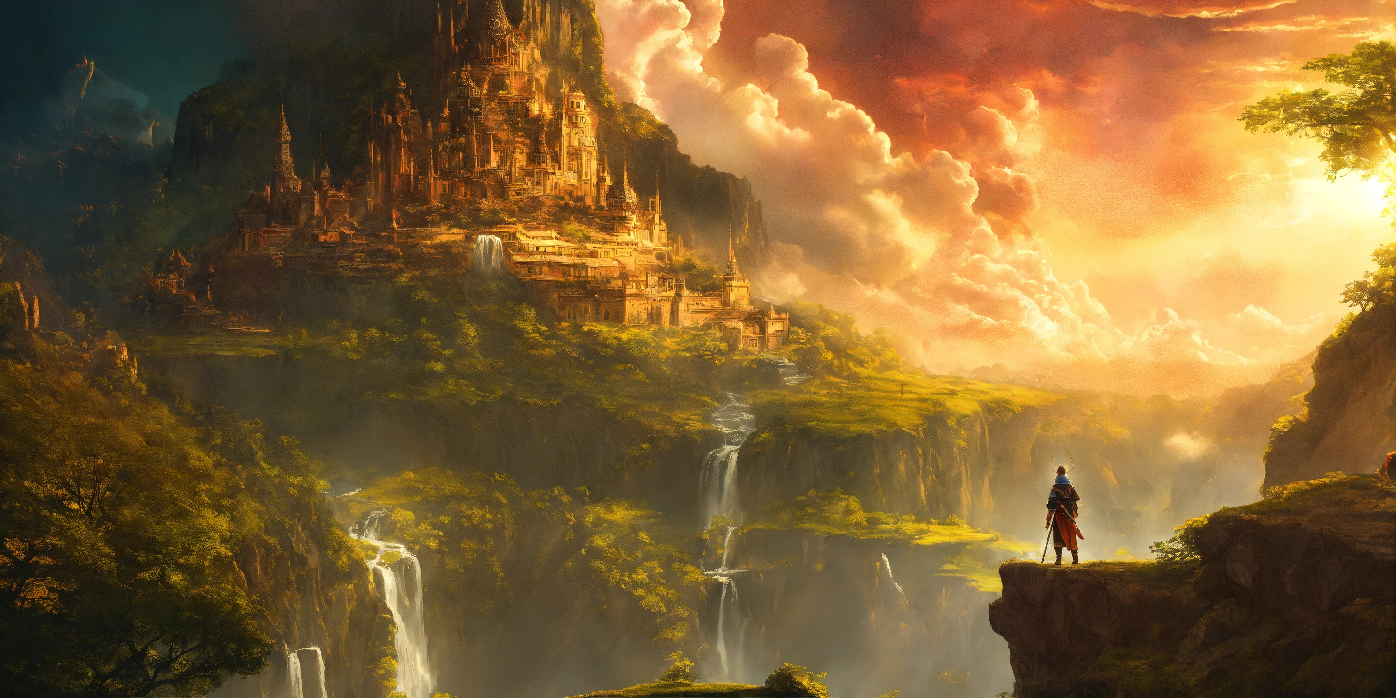 Lexica - An image of a fantasy god creating a new world