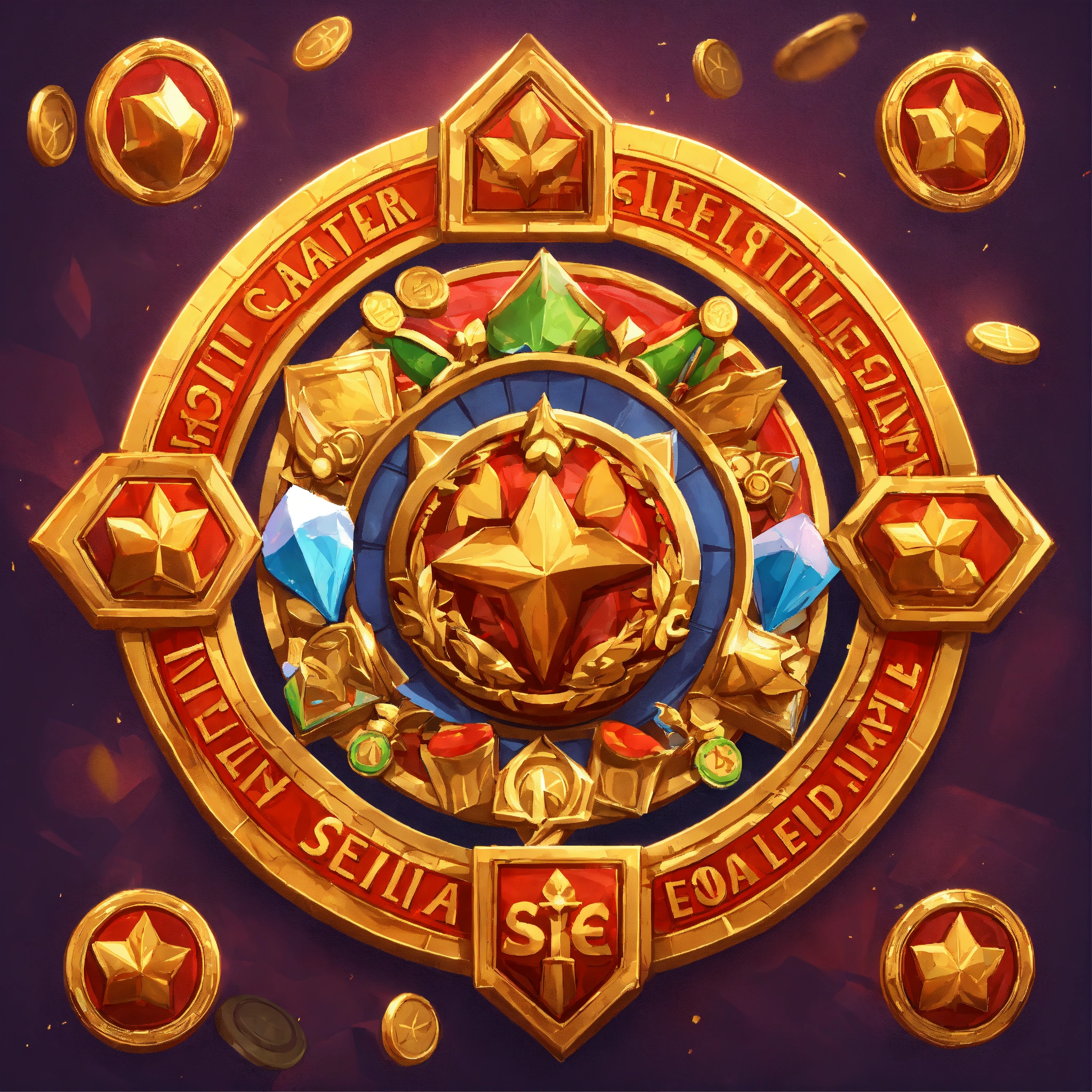 Lexica - Coin Master team logo on the theme of Solidarity, the name of ...