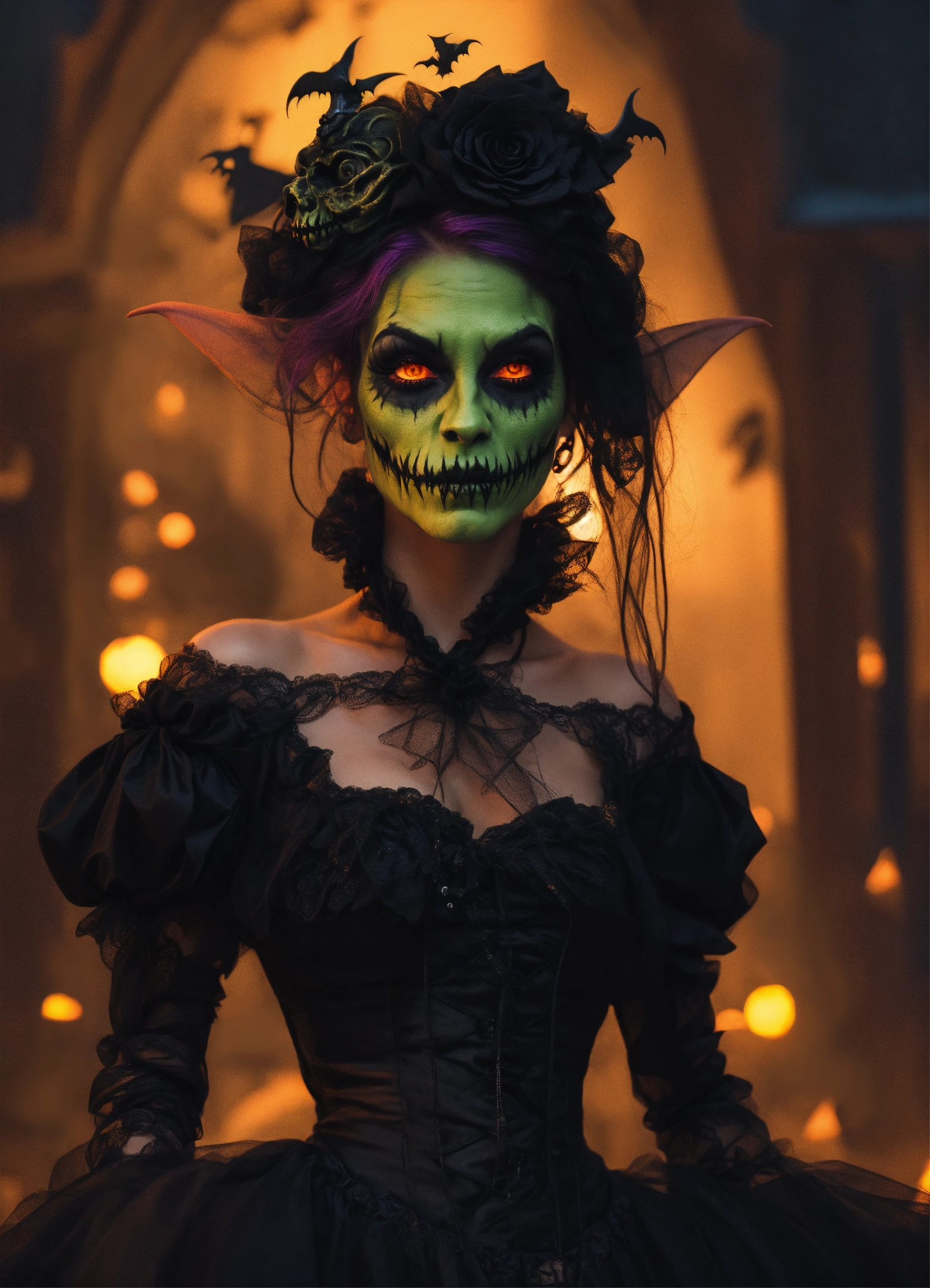 Lexica - Create me the most scary halloween goth spooky goblin