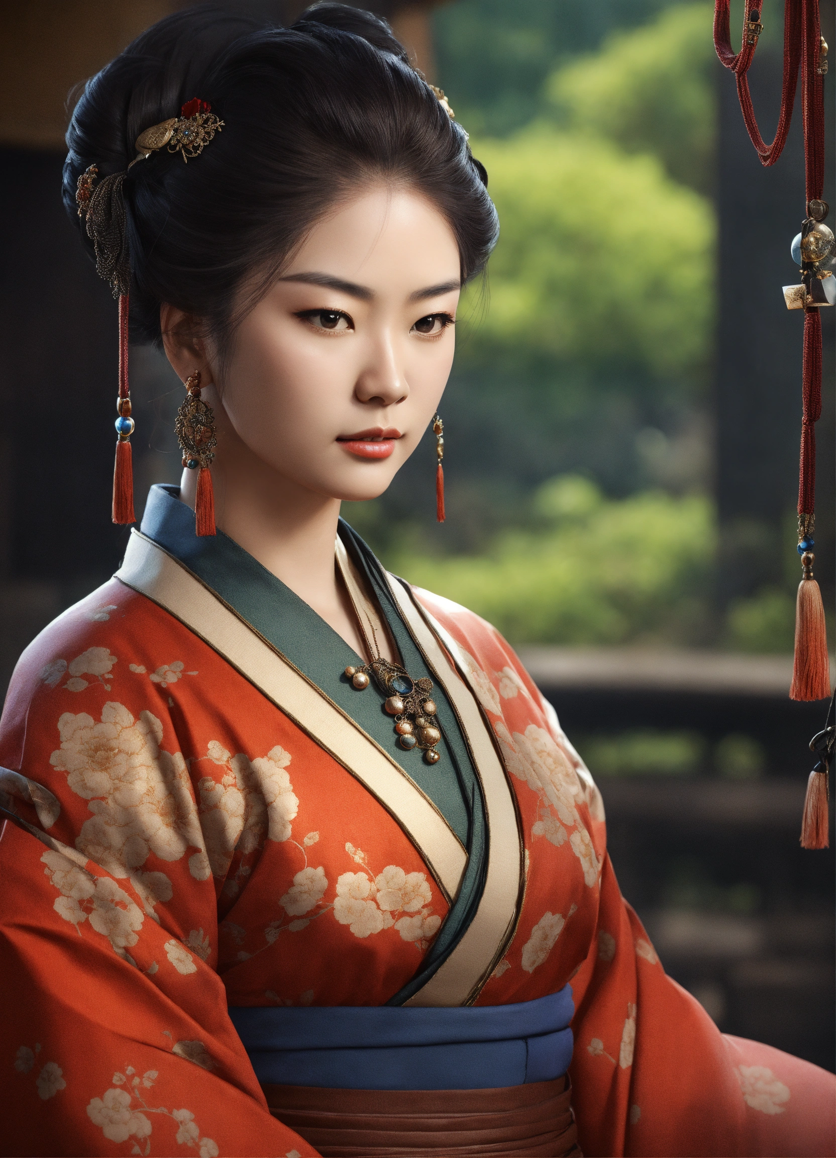 Lexica - Edo period necklace, Ford Hallam Style, Shibuichi, Shakudō, iron, highly detailed ...