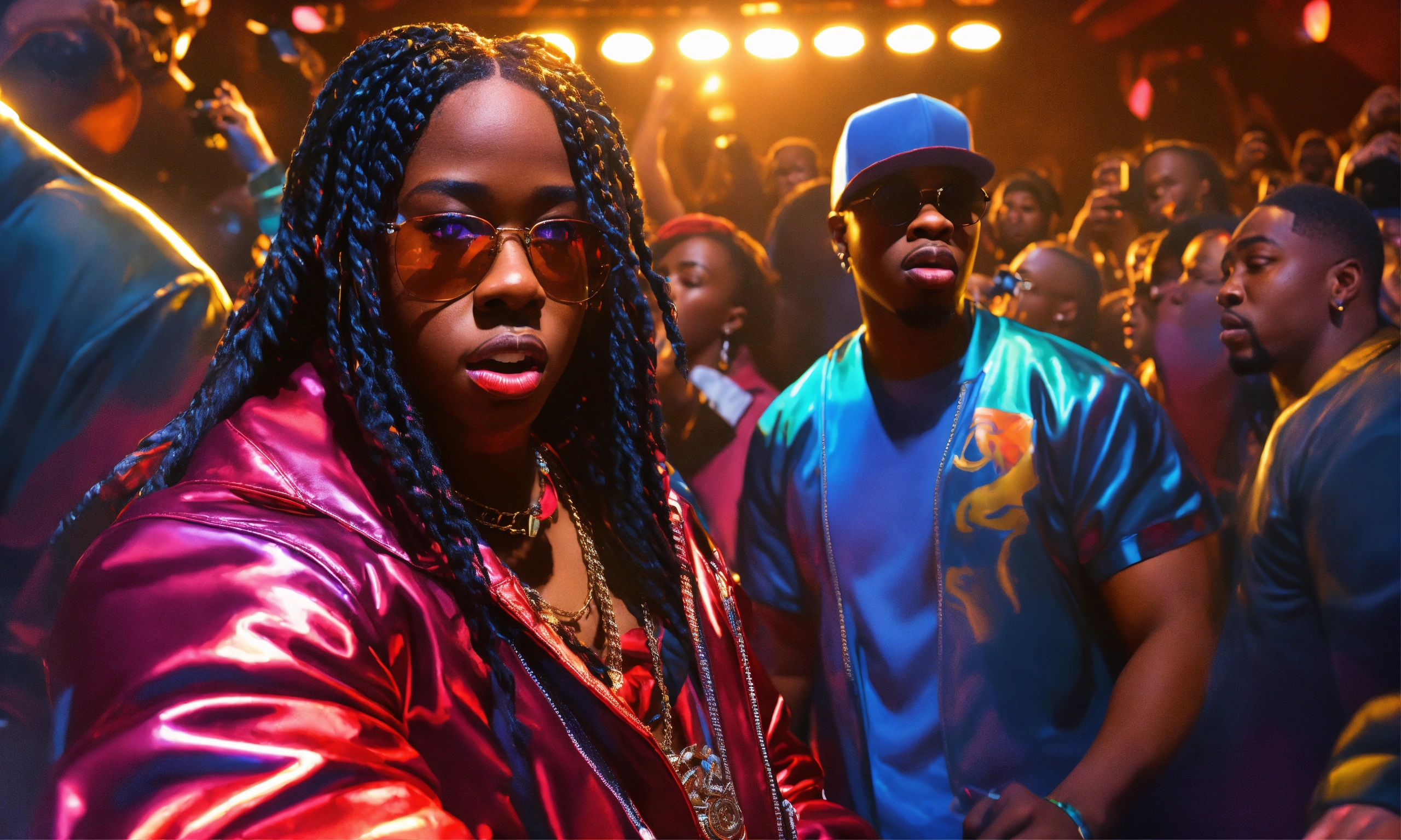 Lexica - Pop art, hyperrealist portrait of battle rapper "Geechi Gotti ...