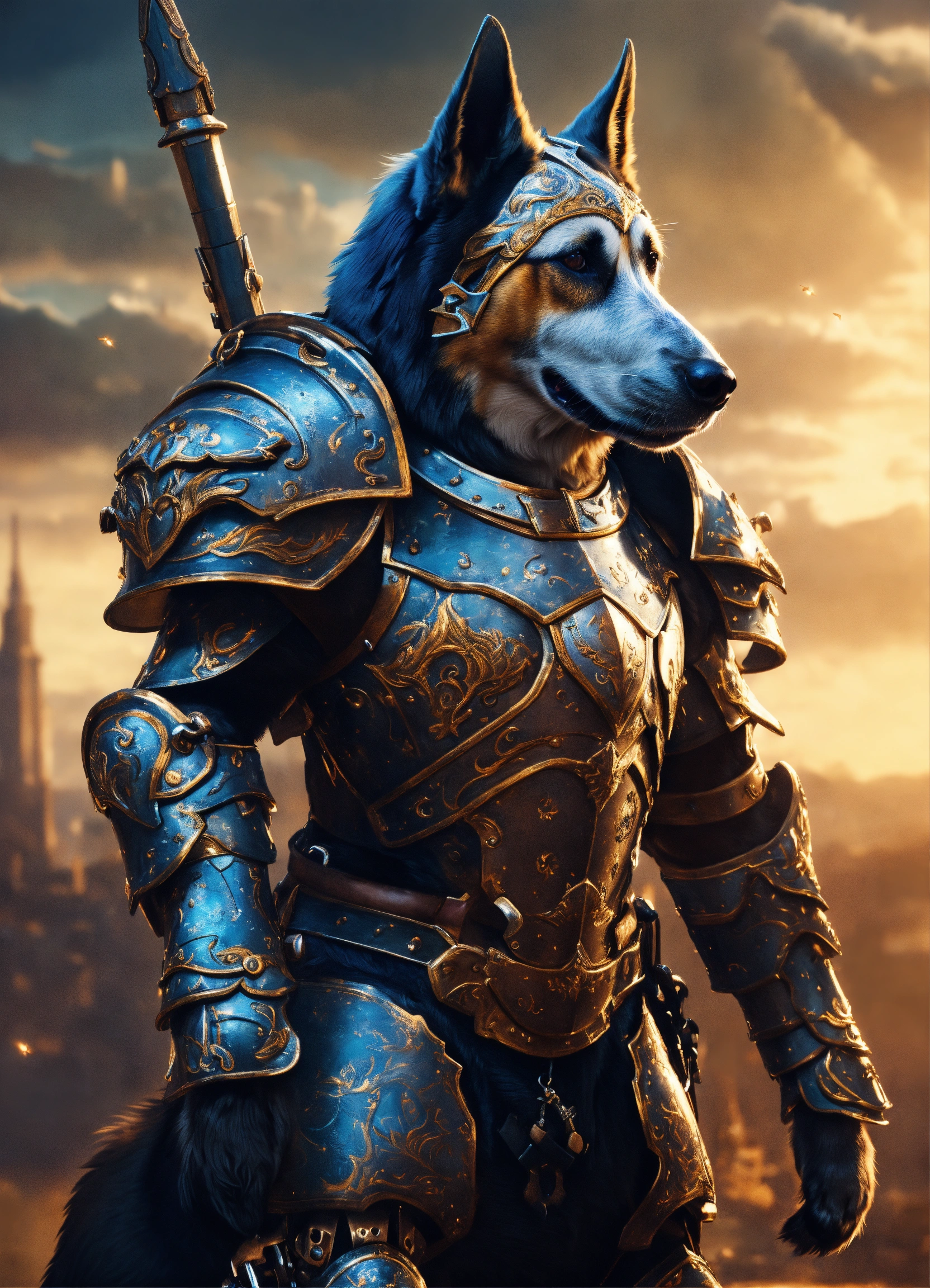 Lexica - High quality photo fullbody of a male anthro dog wearing ...