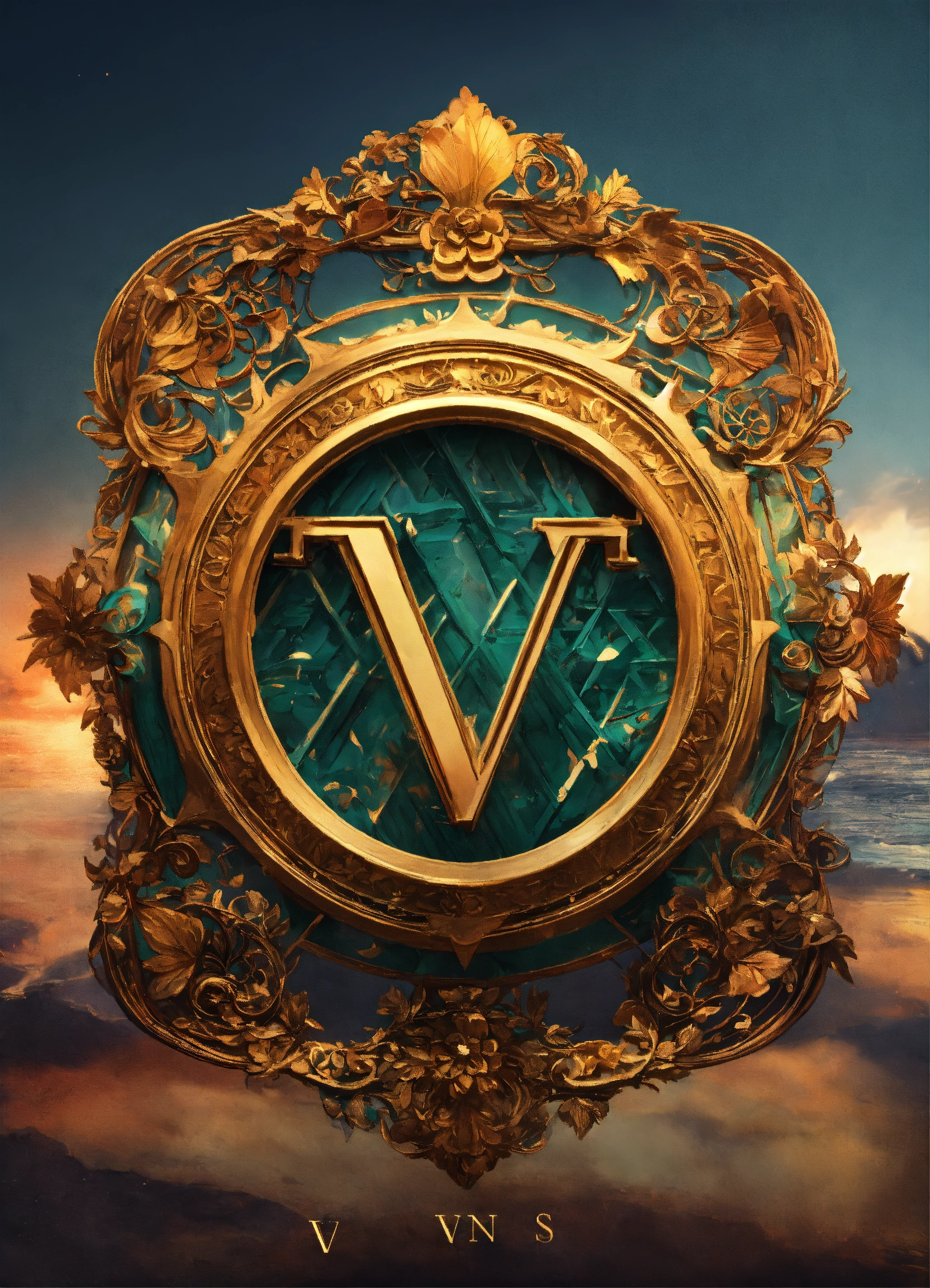 Lexica - Create a logo with the letters VNS