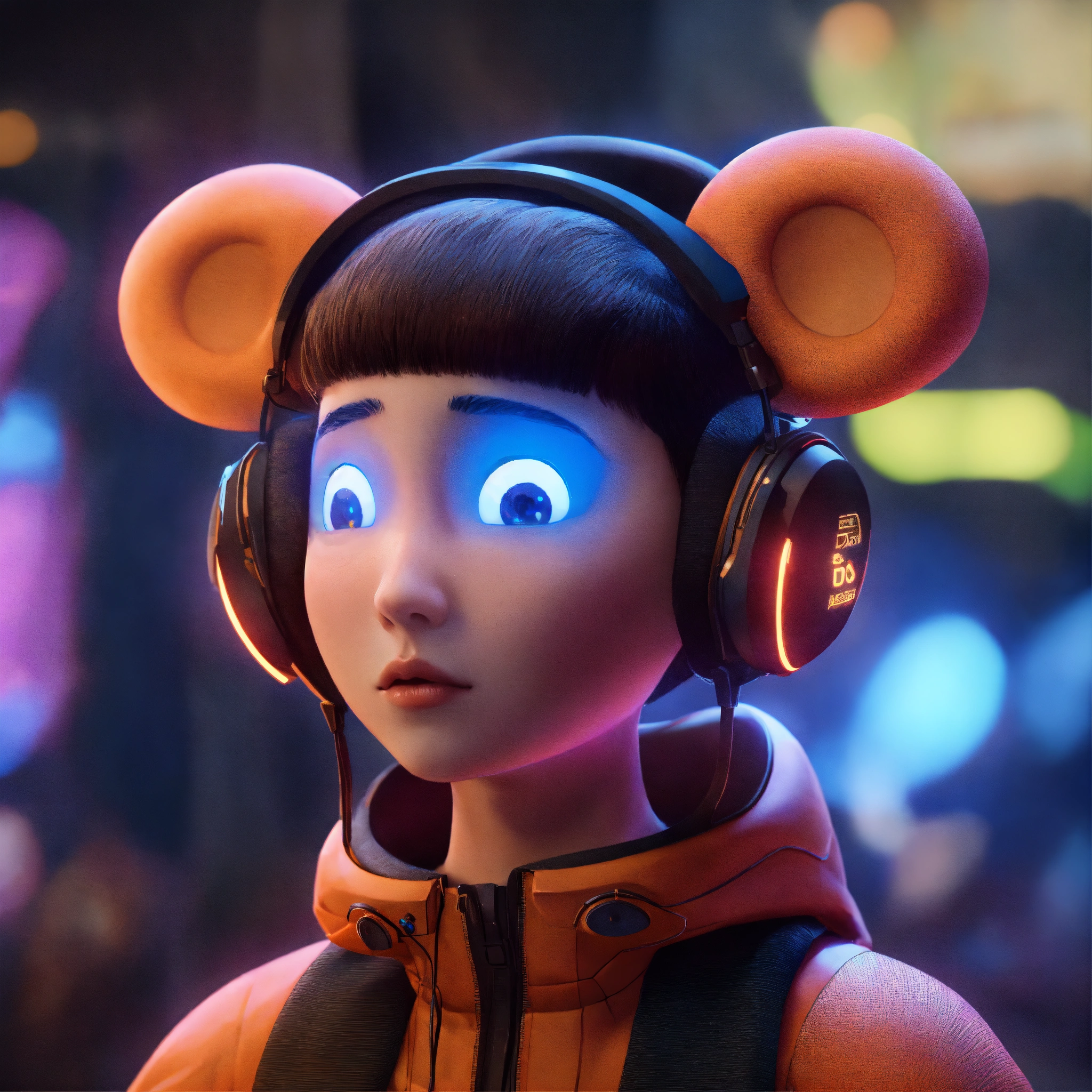 Lexica - A sound visualizer character with personality, waveform ...