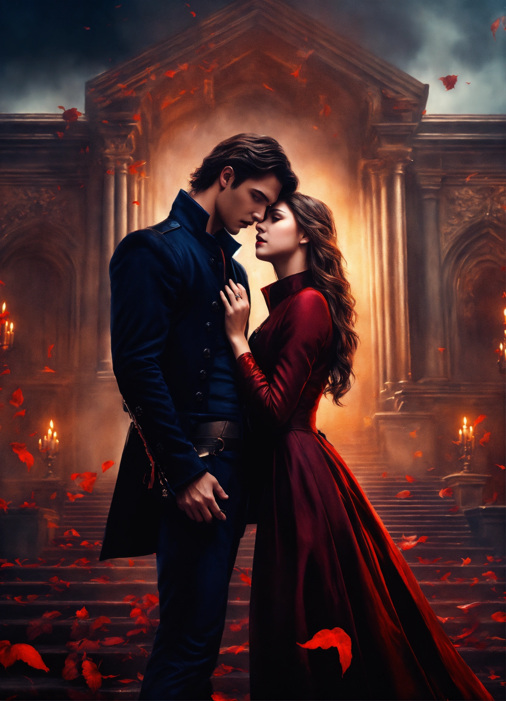 Lexica - Beautiful girl and handsome man in vampire academy, mystic ...