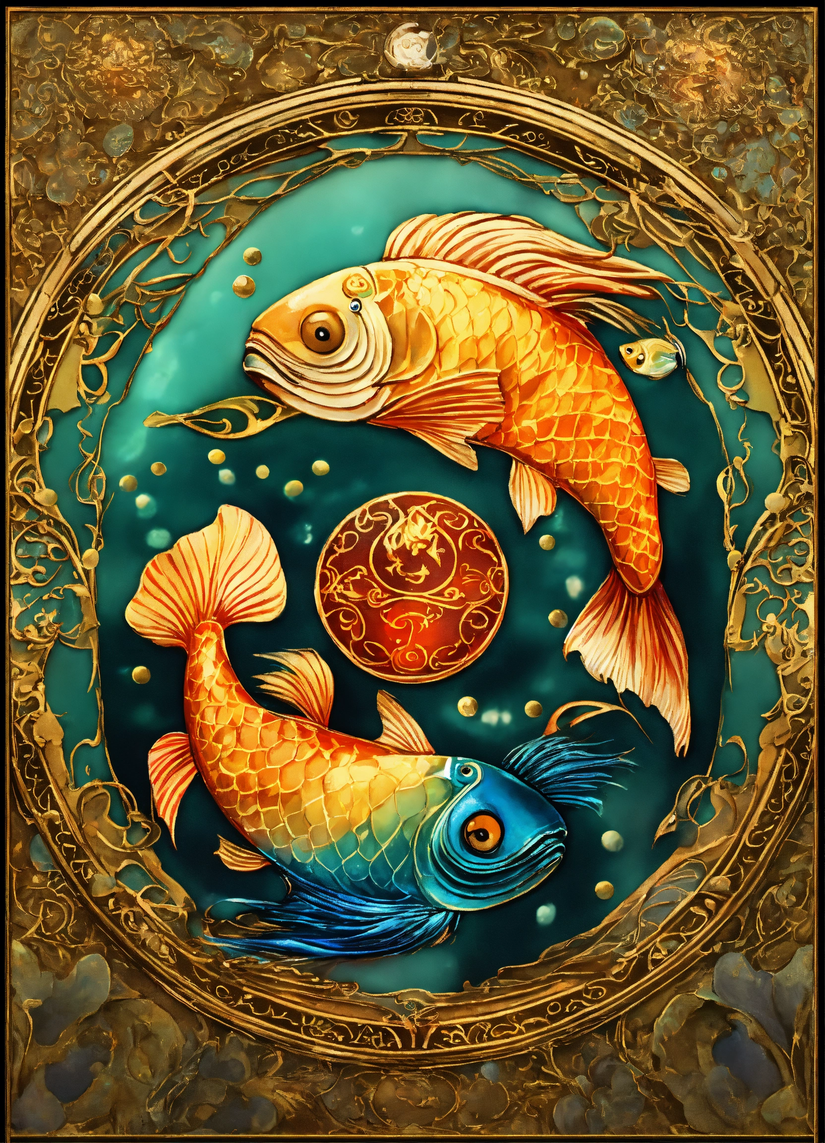 Lexica - Pisces zodiac fish yin yang