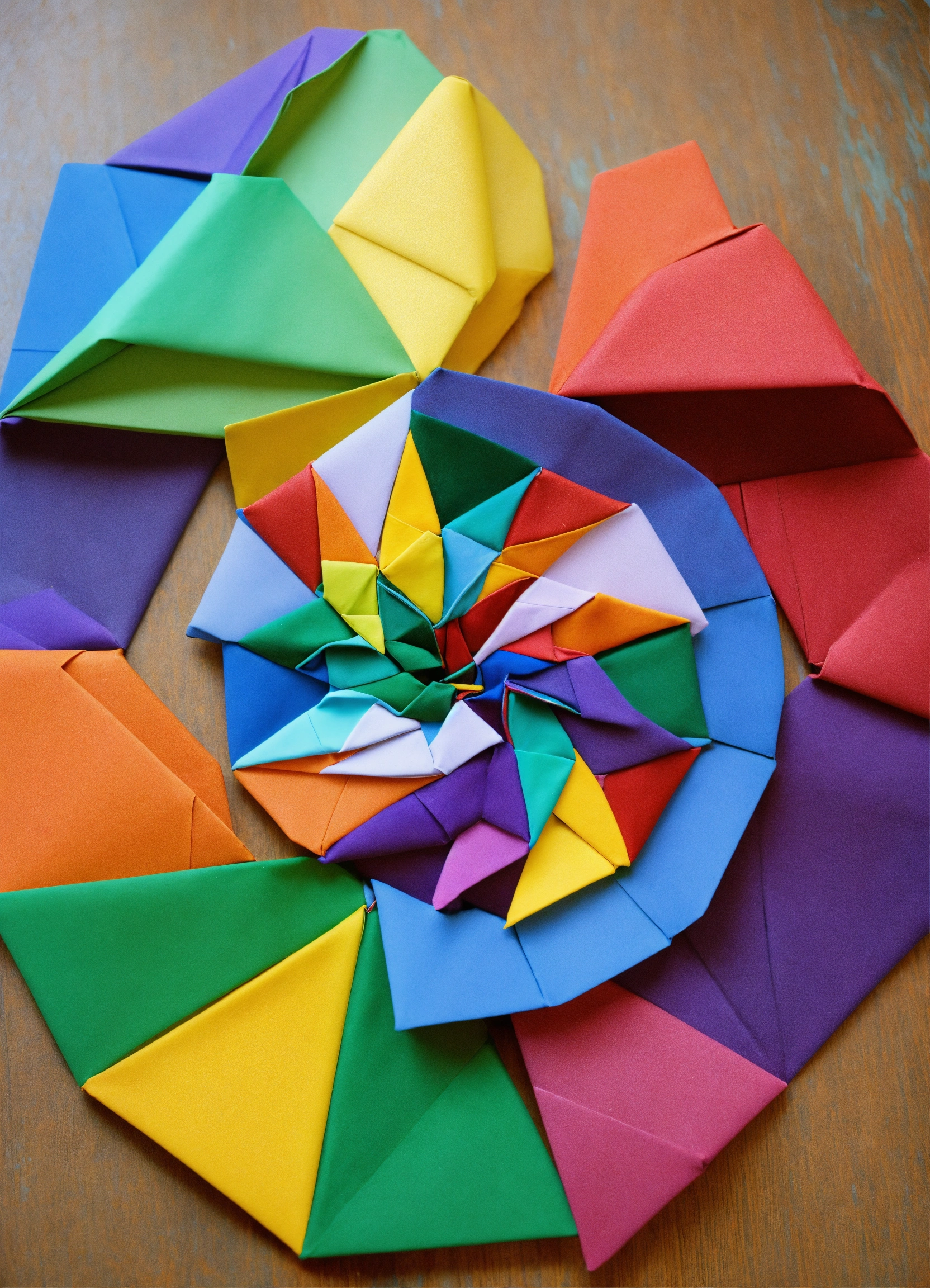 Lexica - An origami color wheel.