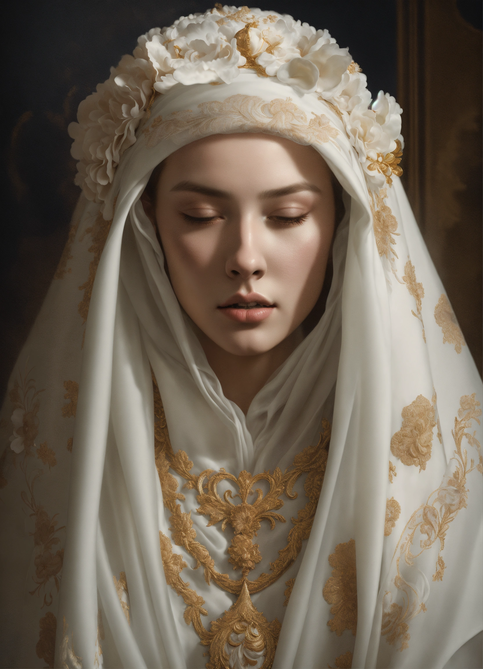 Lexica - Shrouded in veils, puffs of white smoke, high resolution, Hedi ...