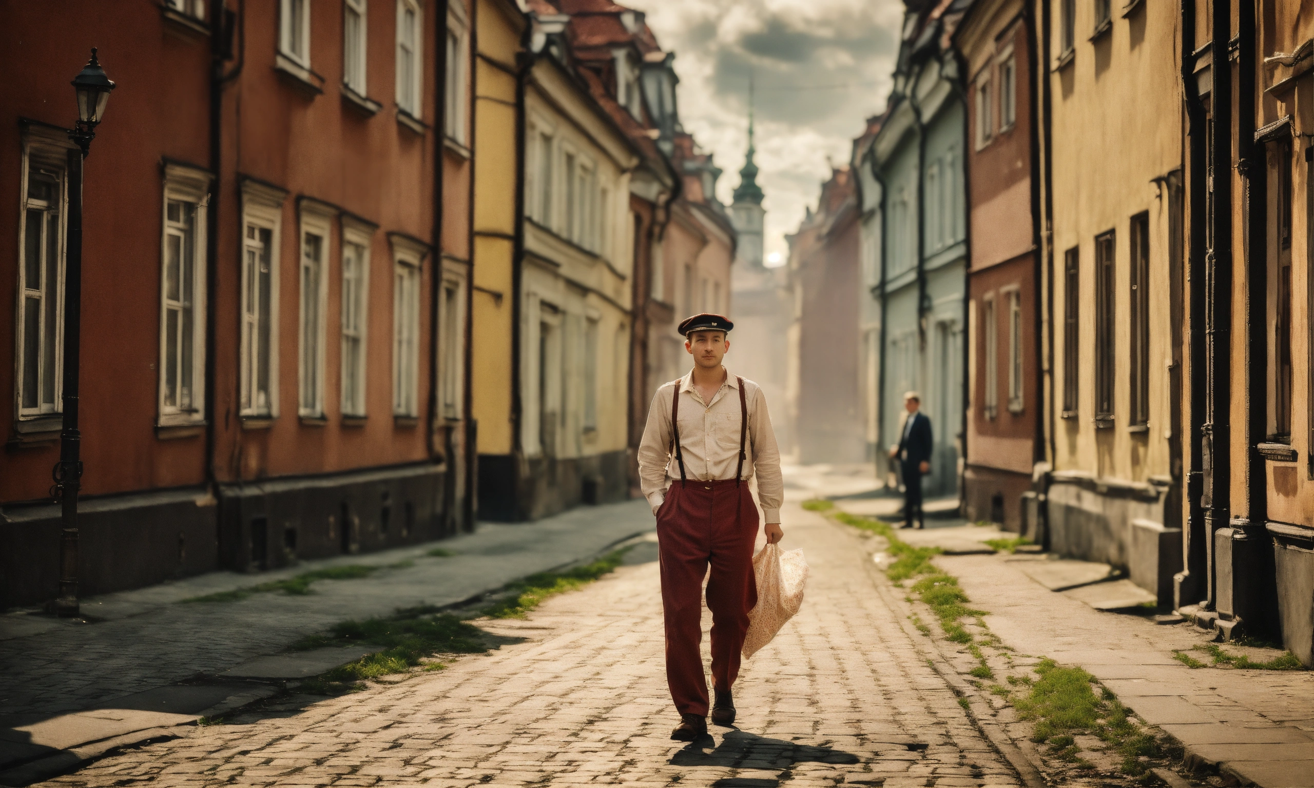 Lexica - Cute poland poor man age 30 in full haight 1920-1930 on streen ...