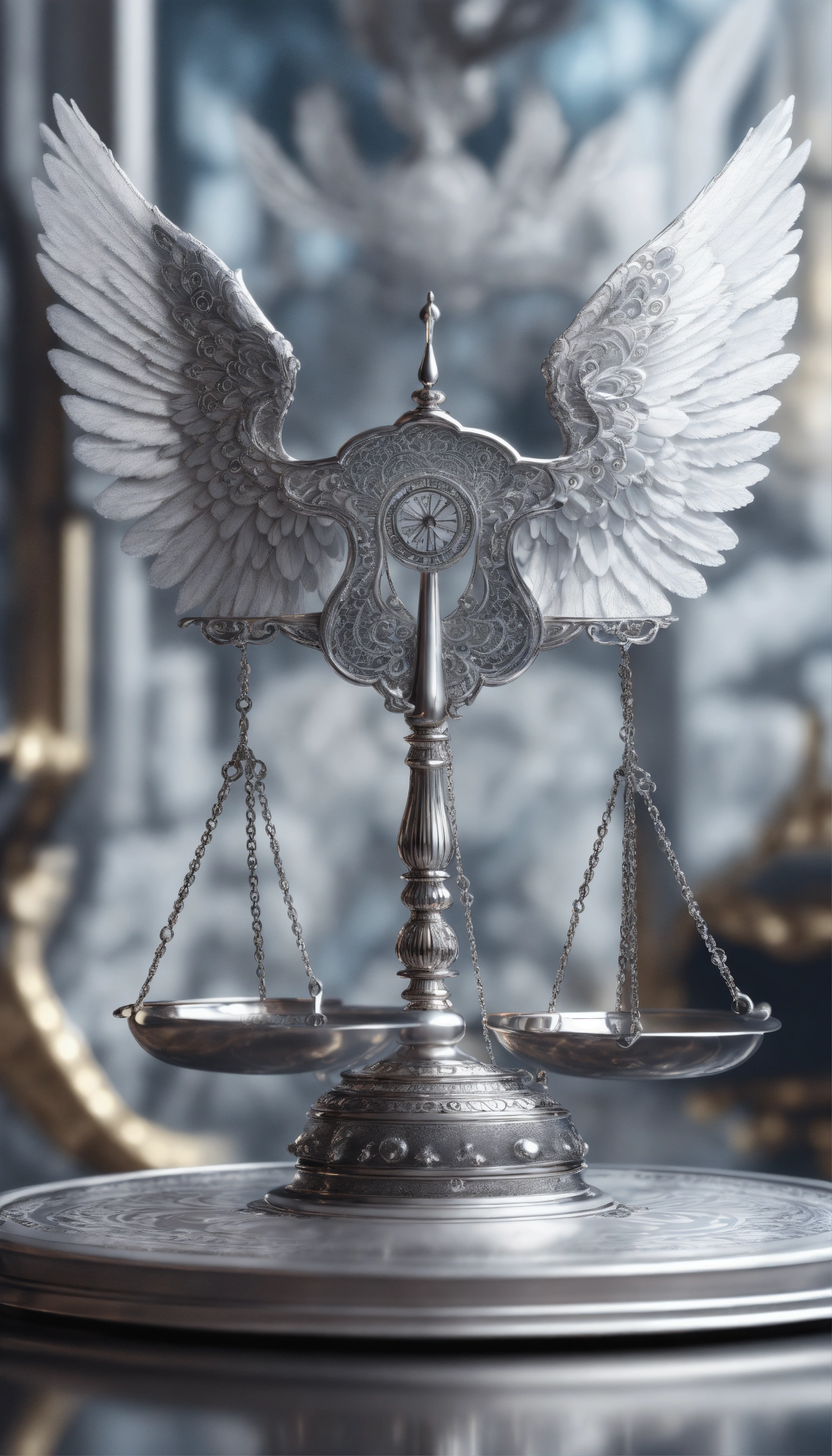 Lexica - Beautiful and perfect silver balance scale, detailed, digital ...