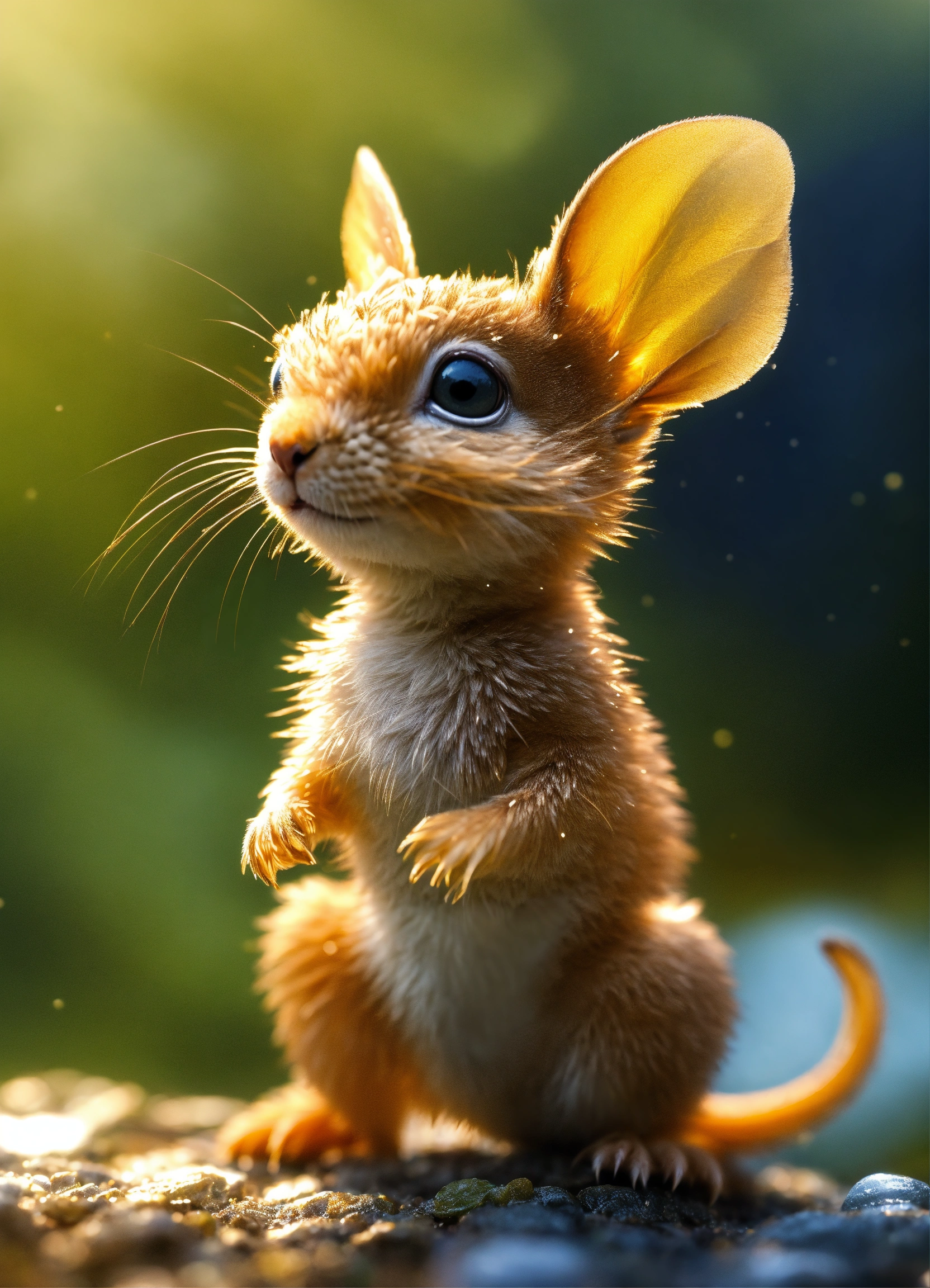 Lexica - Ultra beautiful little baby creature in a mystical world ...