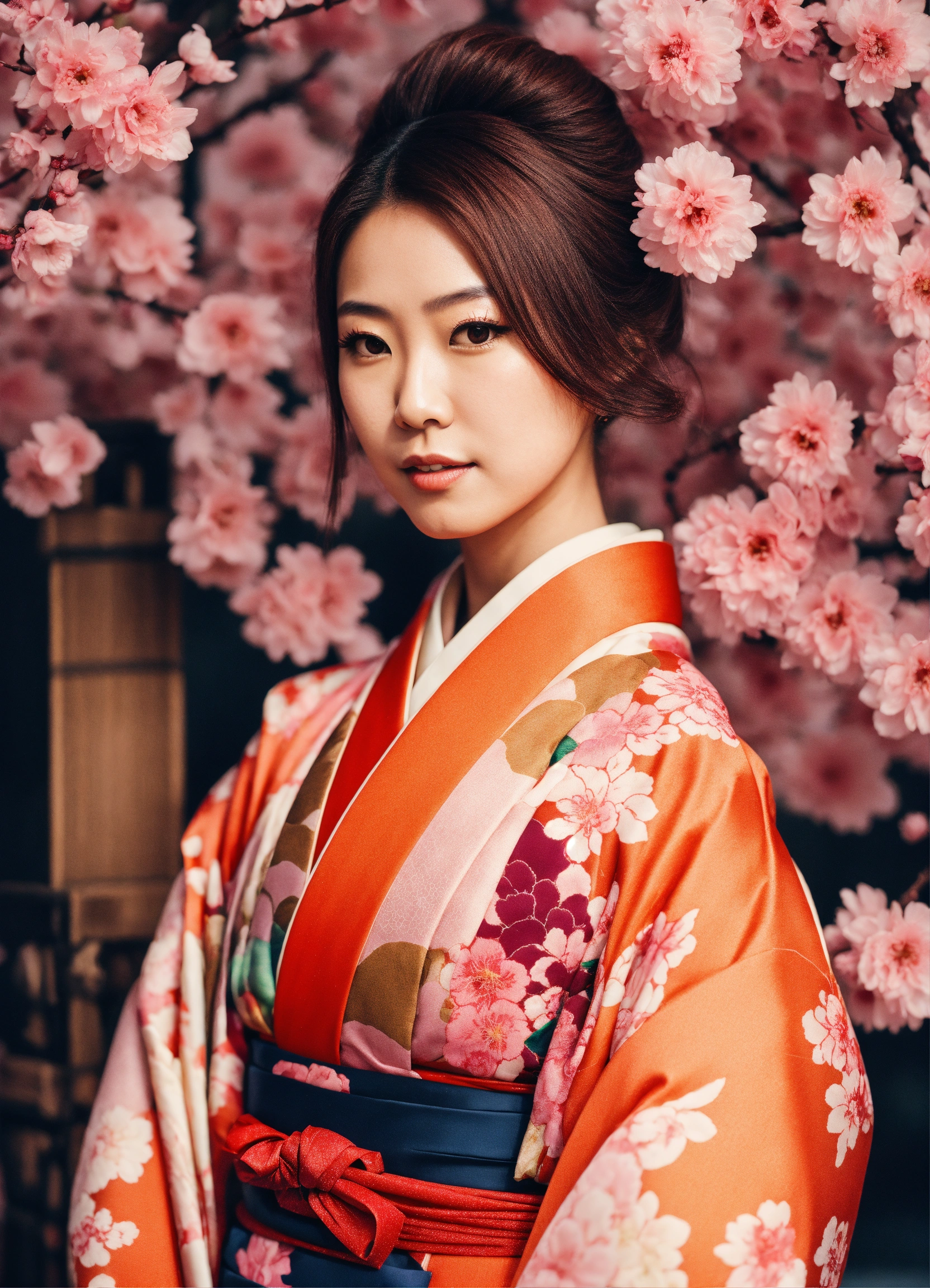 Lexica - Sakura hayashi wearing kimono