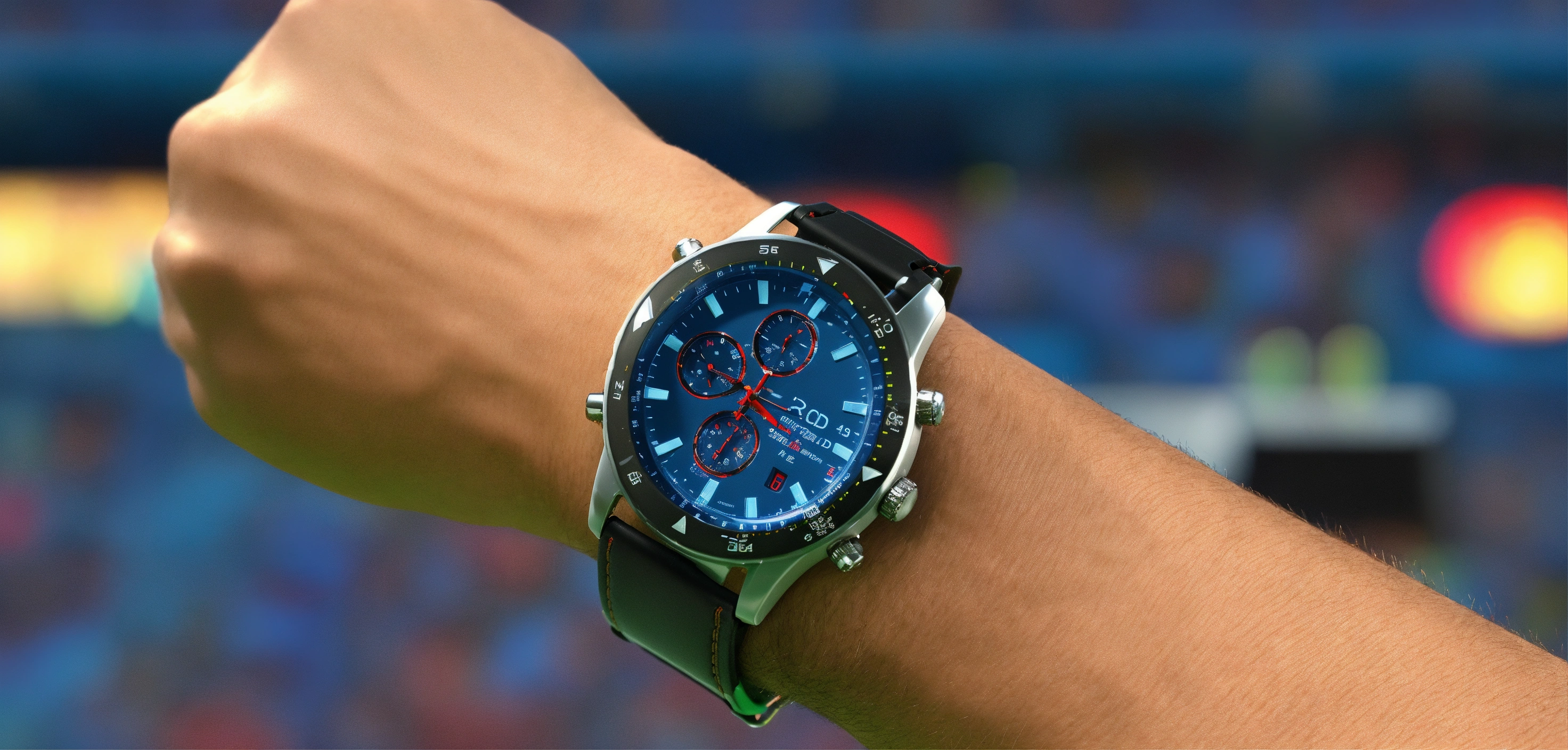 Lexica - Digital watch on the wrist of a football referee during the ...