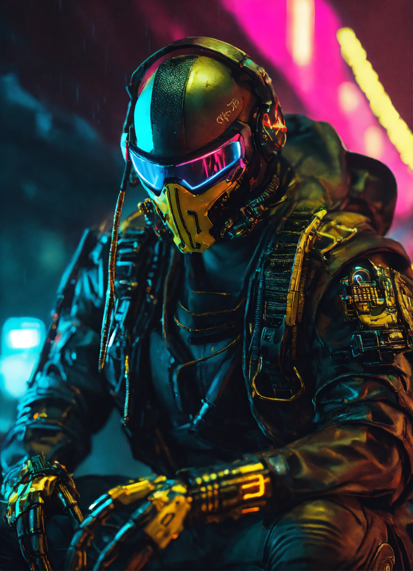 Lexica - Scorpion in cyberpunk style