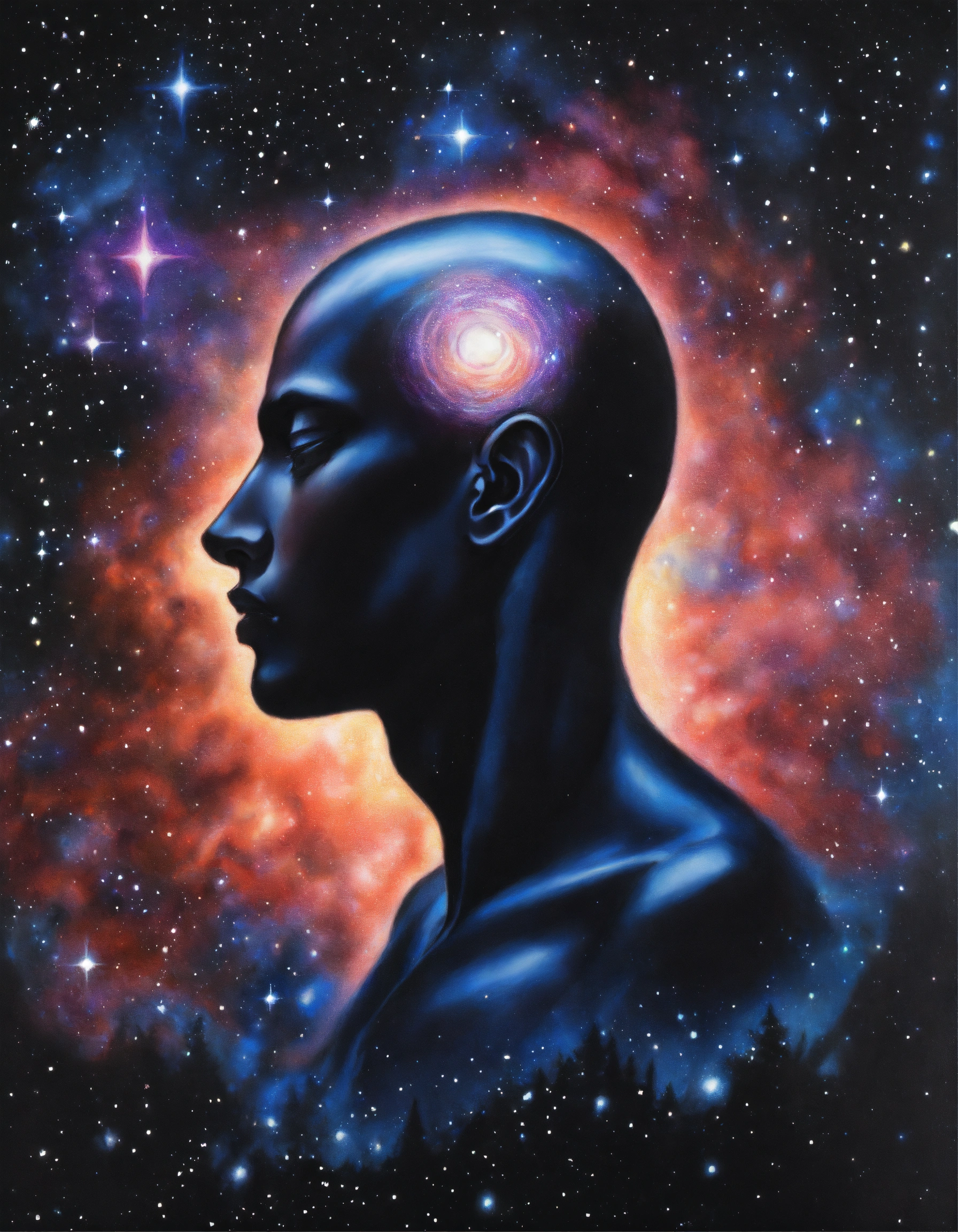 Lexica - Beautifull realistic colored pencil drawing of shadow male ...