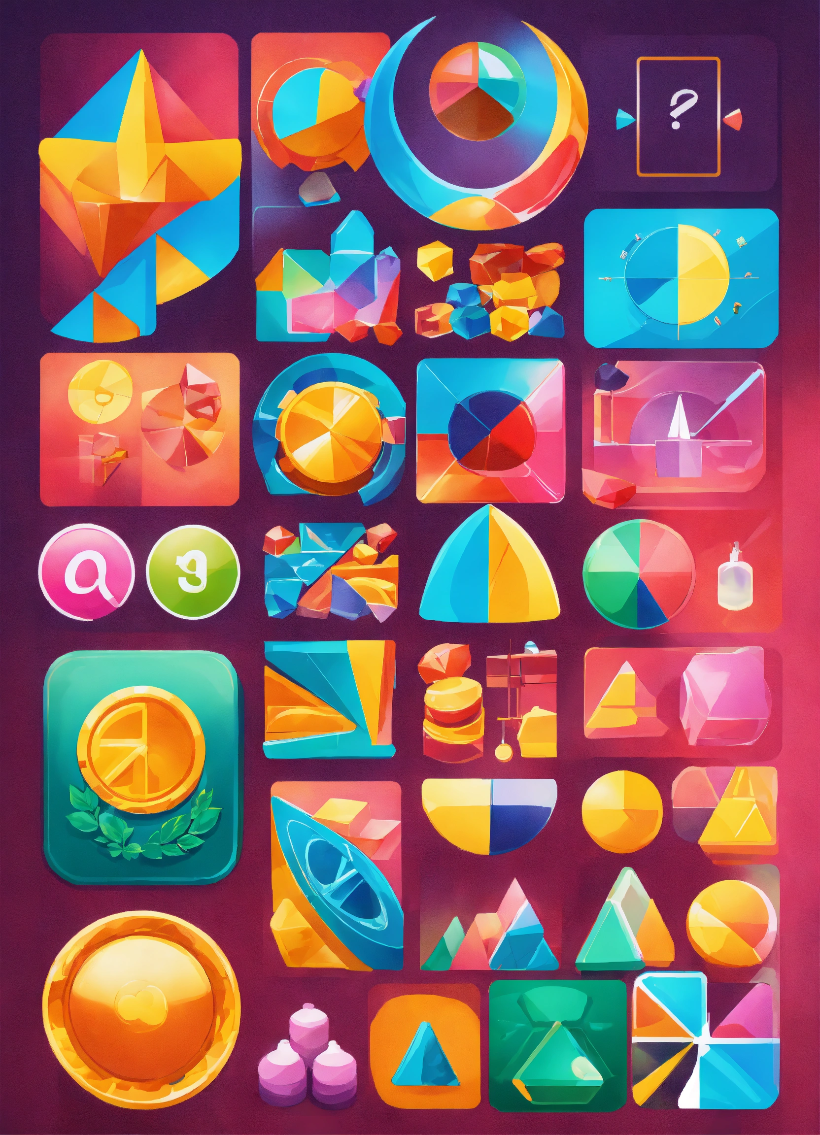 Lexica - Logo of triviality game inspired of trivial pursuit game ...