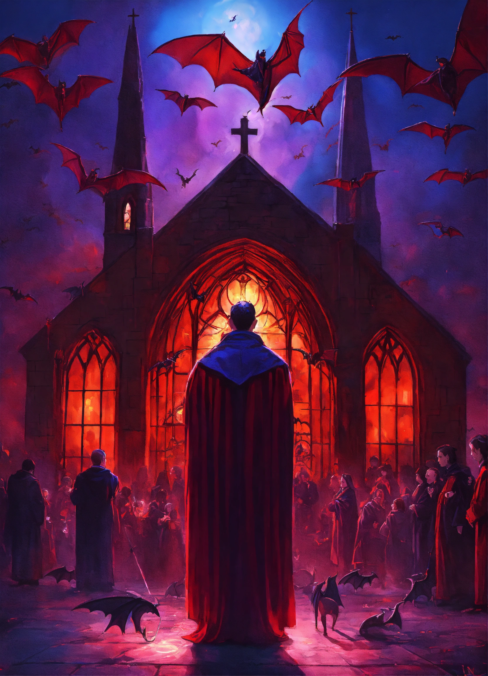 Lexica - ALL glassblowing superrealism style urban vampire STYLE Priest ...