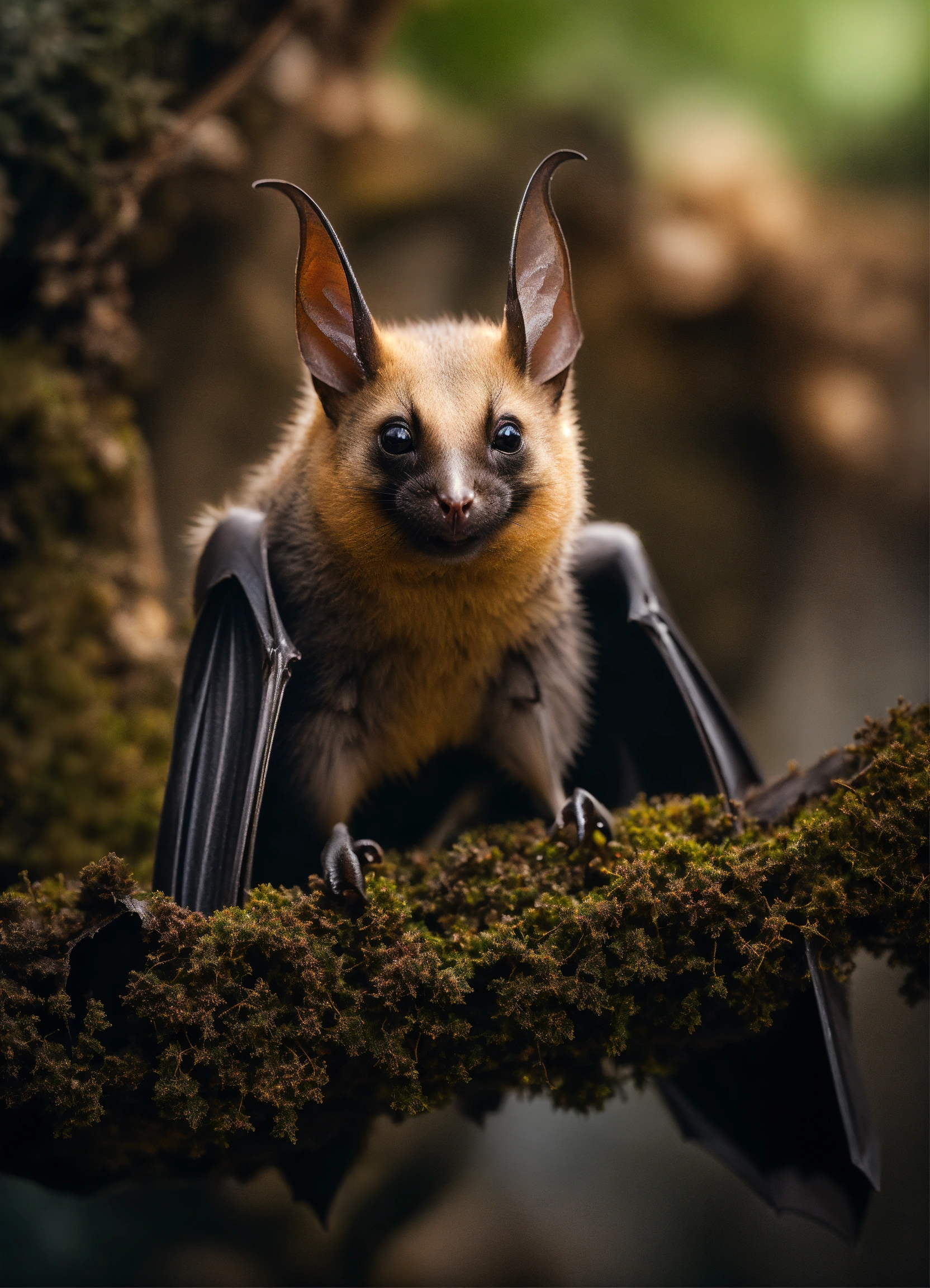 Lexica - Bats hugging, elegant, luxury, clean, smooth, elegant ...