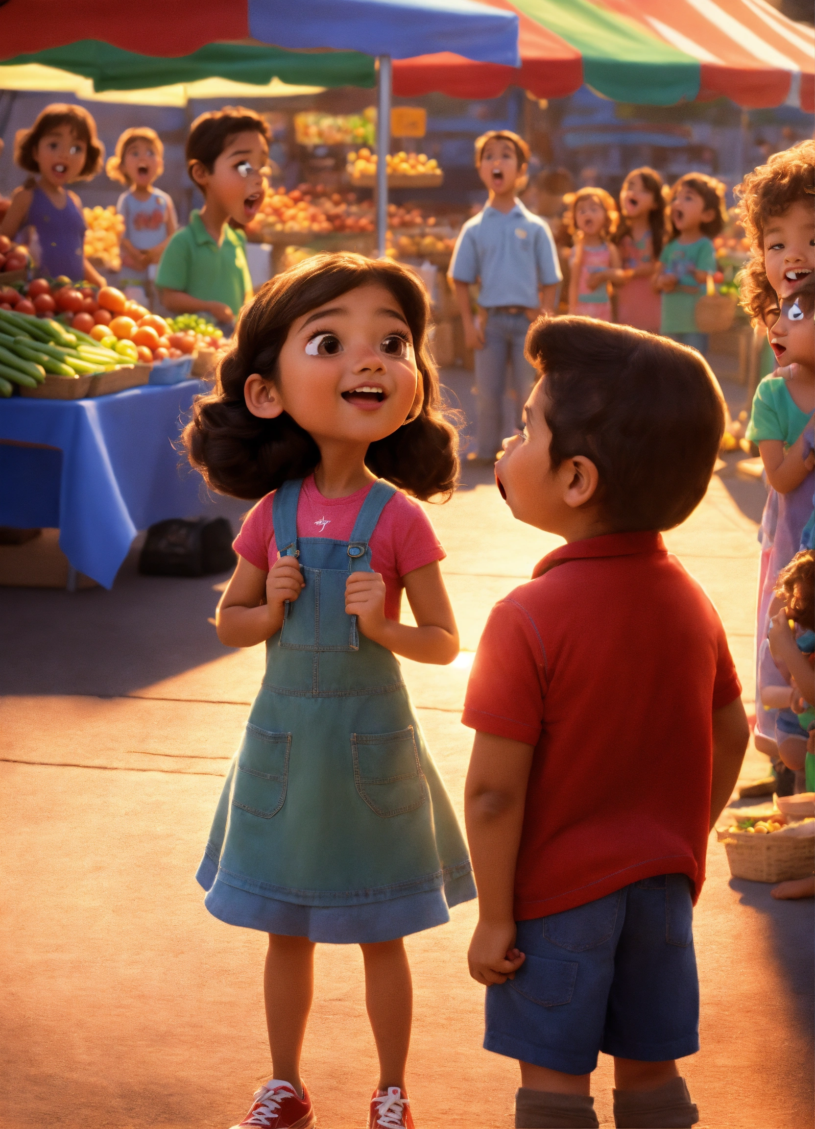 Lexica - Pixar animation of hispanic 9 year old Mia and her family ...