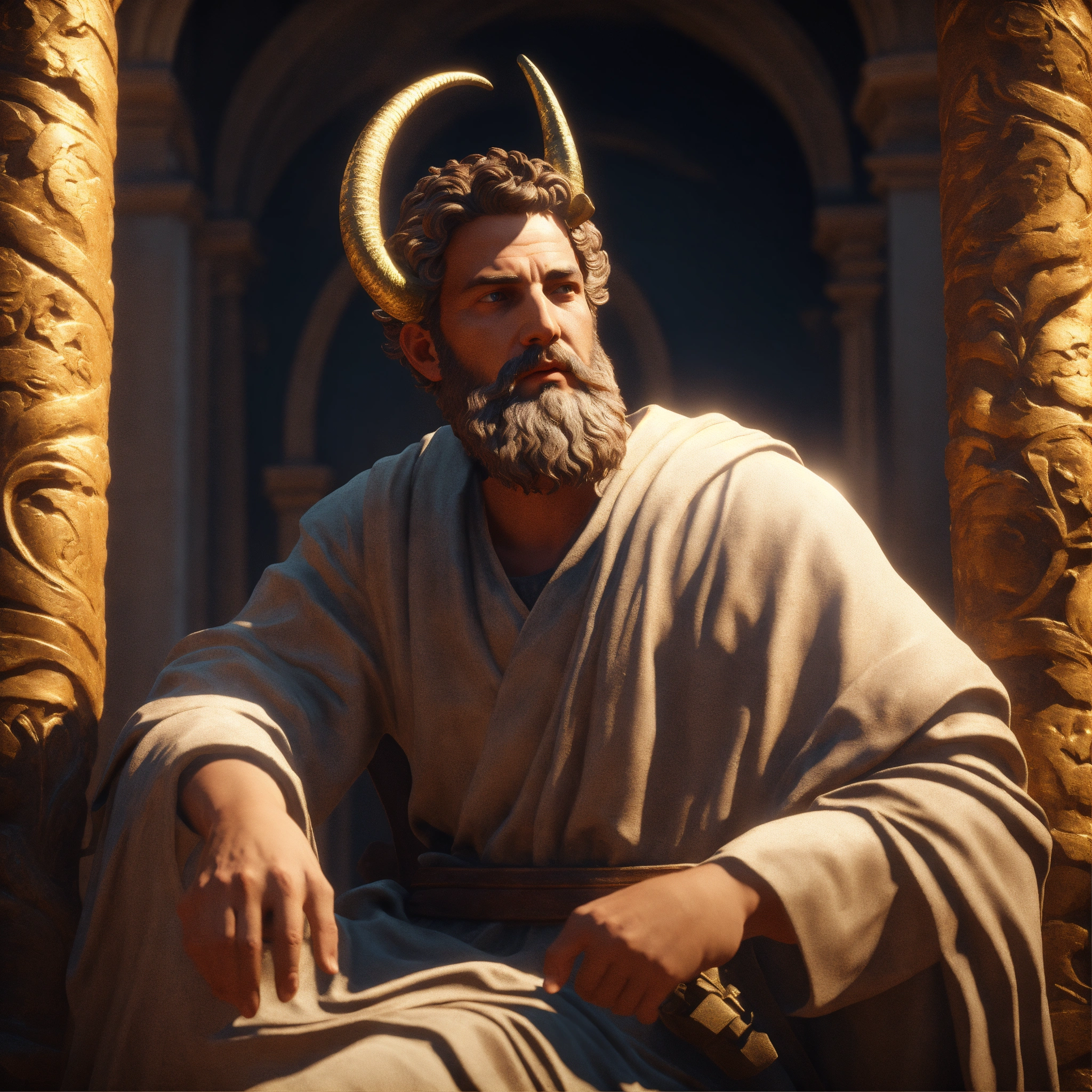 Lexica - The apostle Peter with horns thinks to turn him to the right ...