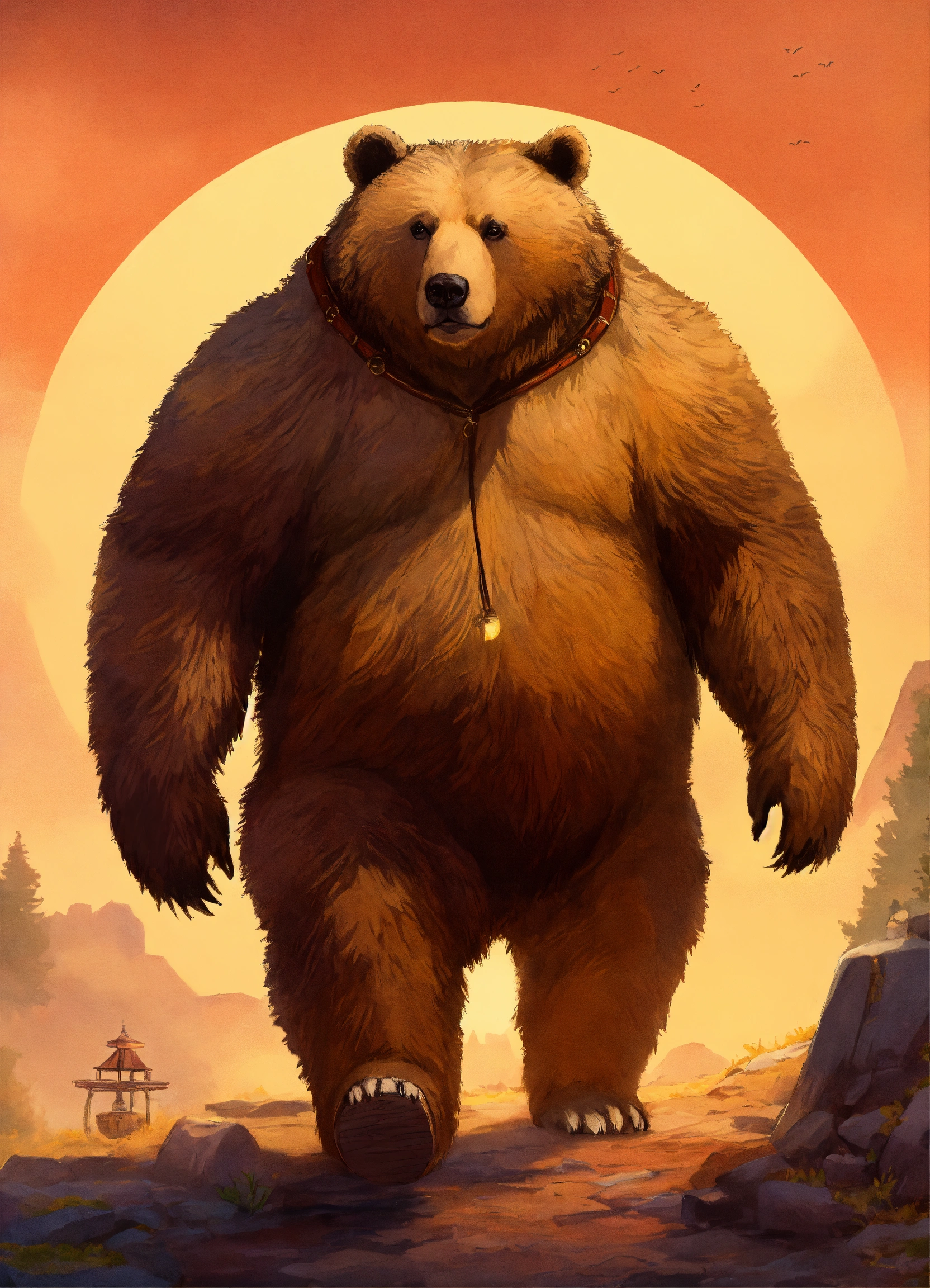 Lexica - A round bear-like wanderer called "Baba"
