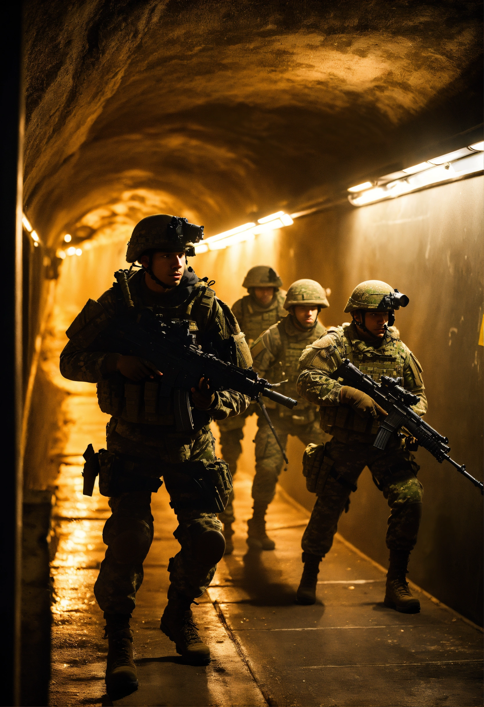 Lexica - A team of 5 soldiers battle short hairy human-mole-like ...