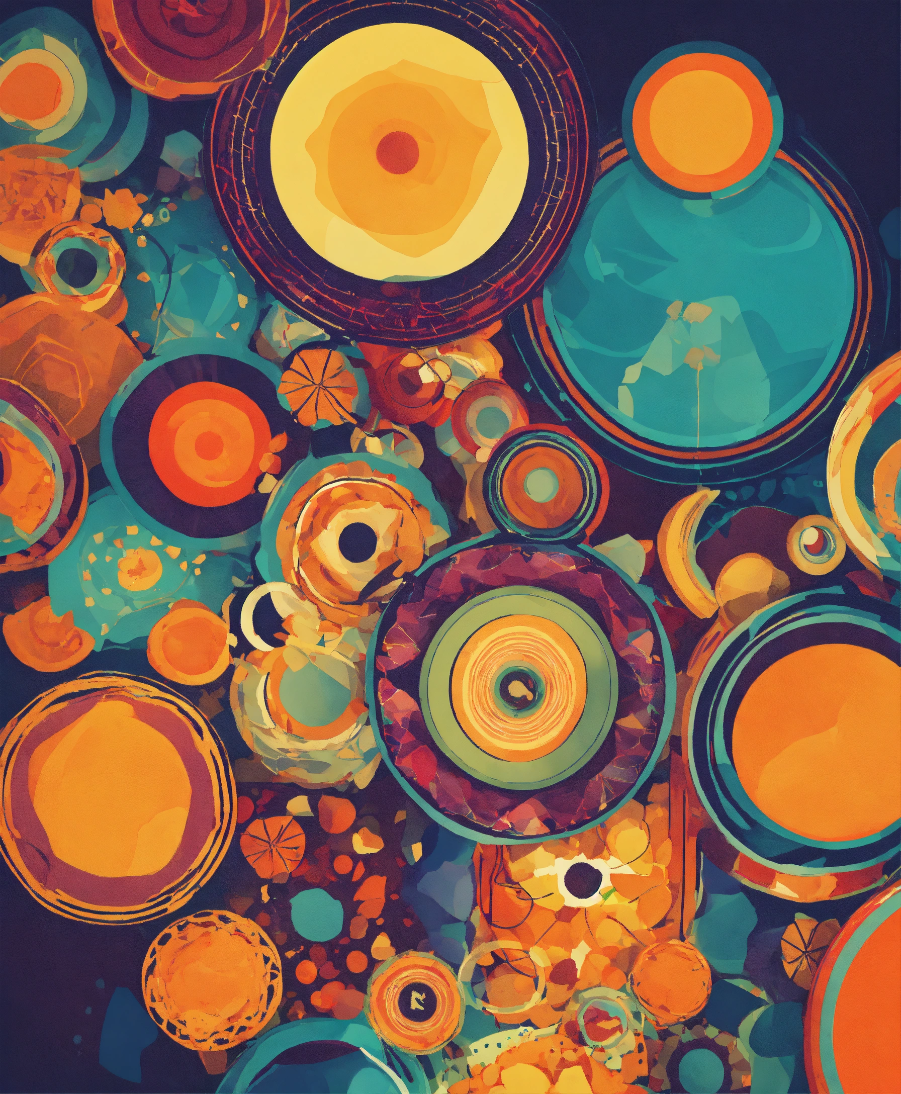 Lexica - Micro abstract repeating pattern design