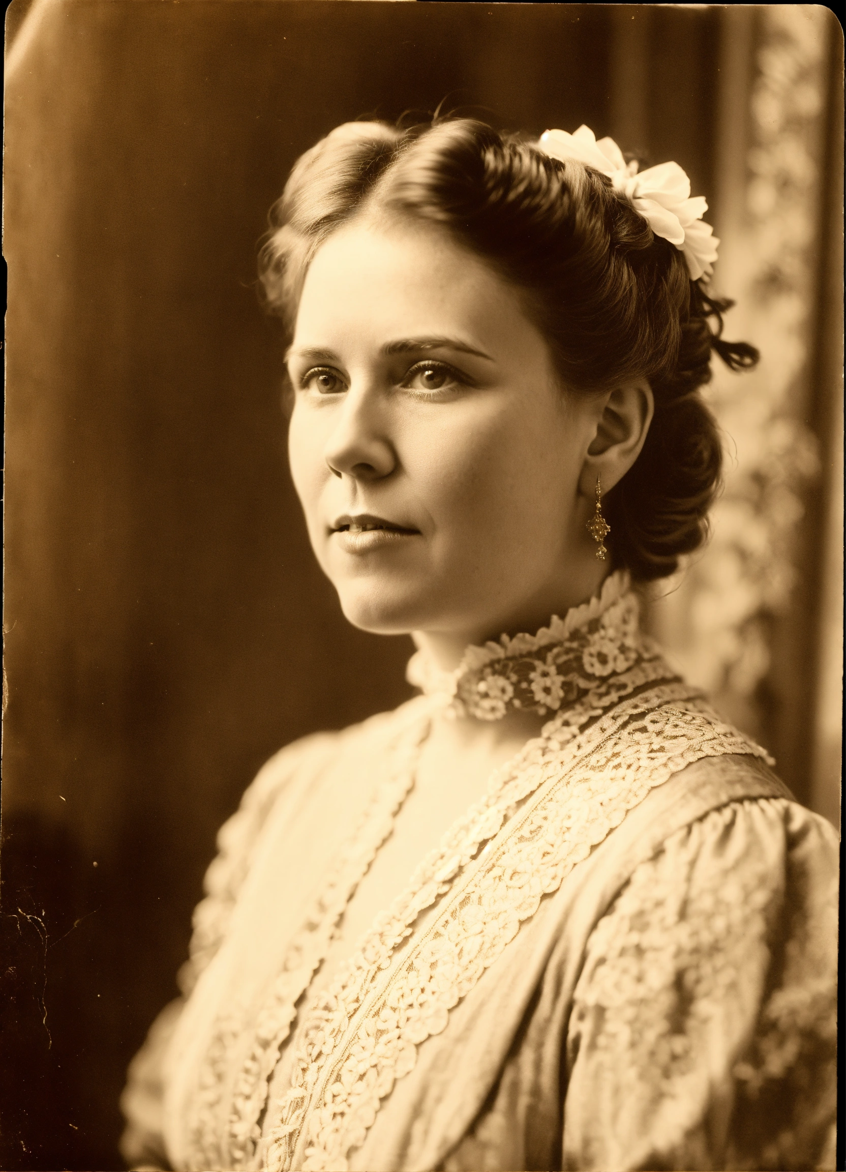 Lexica - Picture of Belle Gunness at her home in the early 1900s