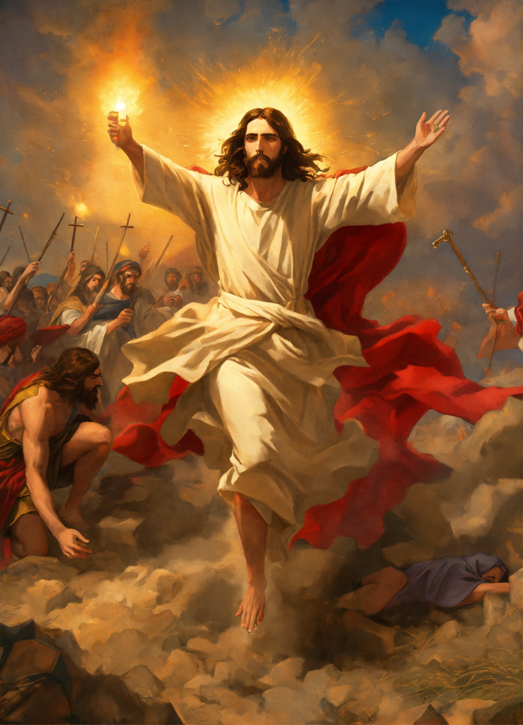 Lexica - Jesus destroys a nephelim,8k