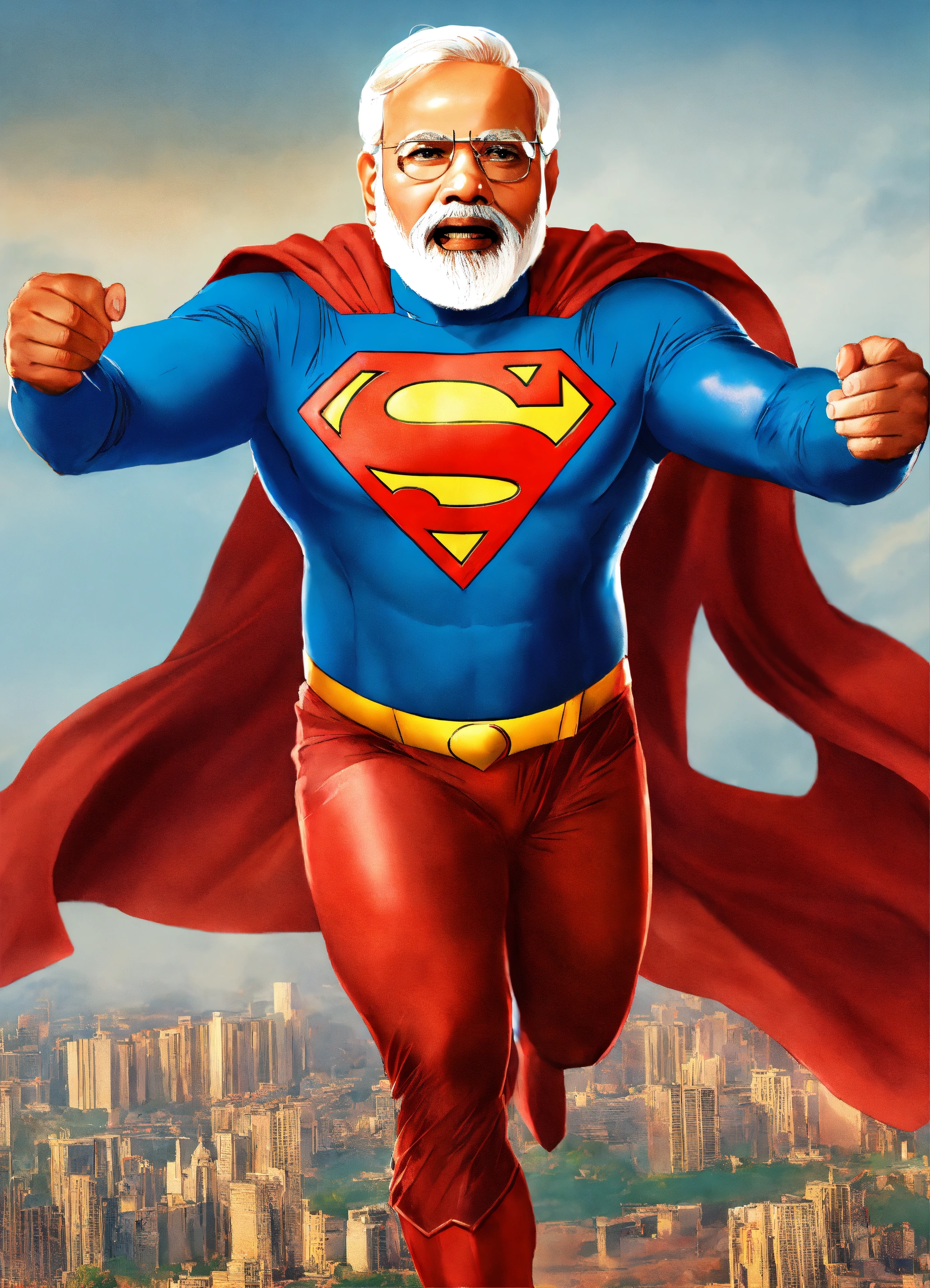 Lexica - Narendra Modi as Superman