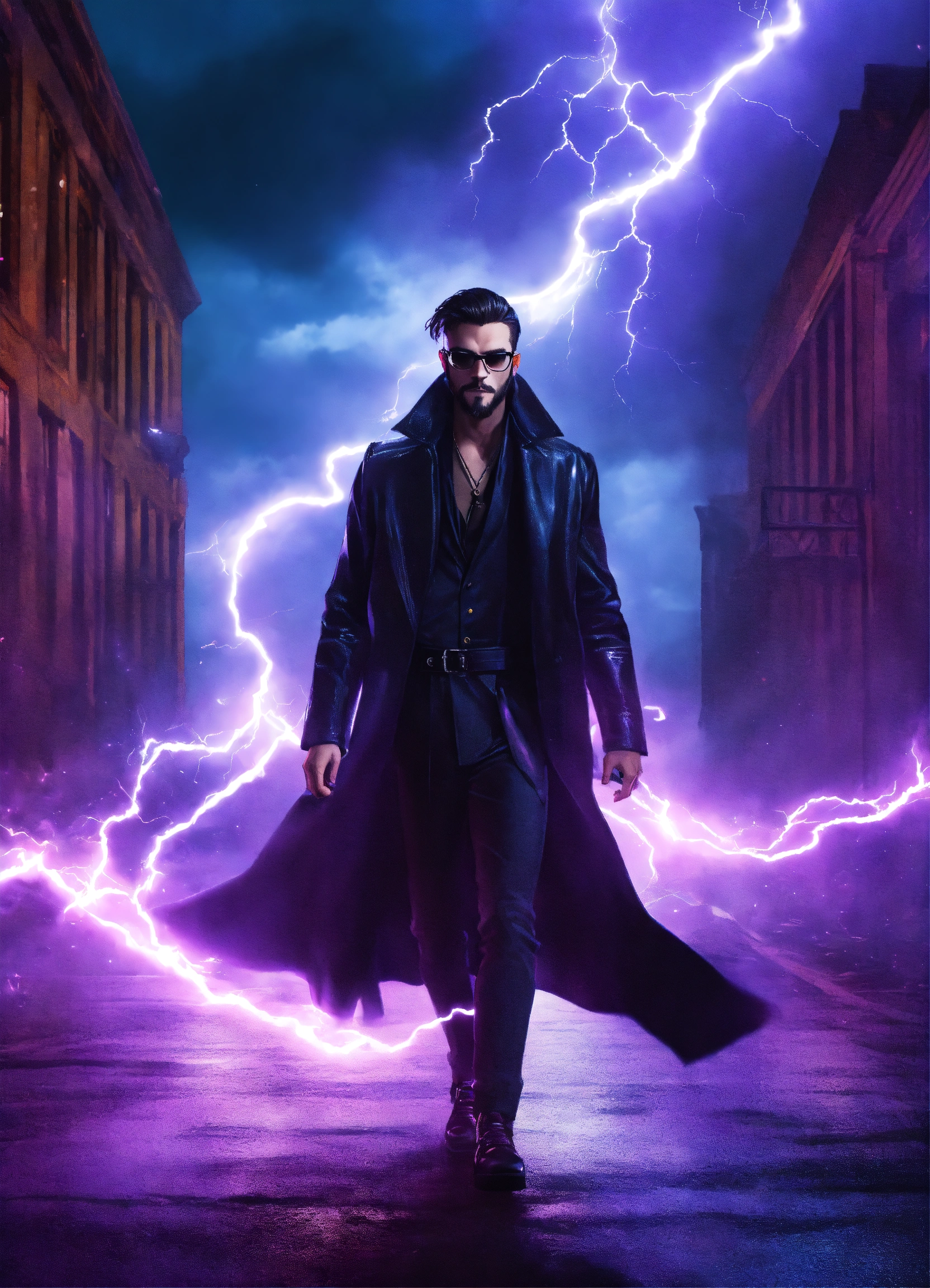 Lexica - Evil hipster wizard, a handsome white male evil god, a ...