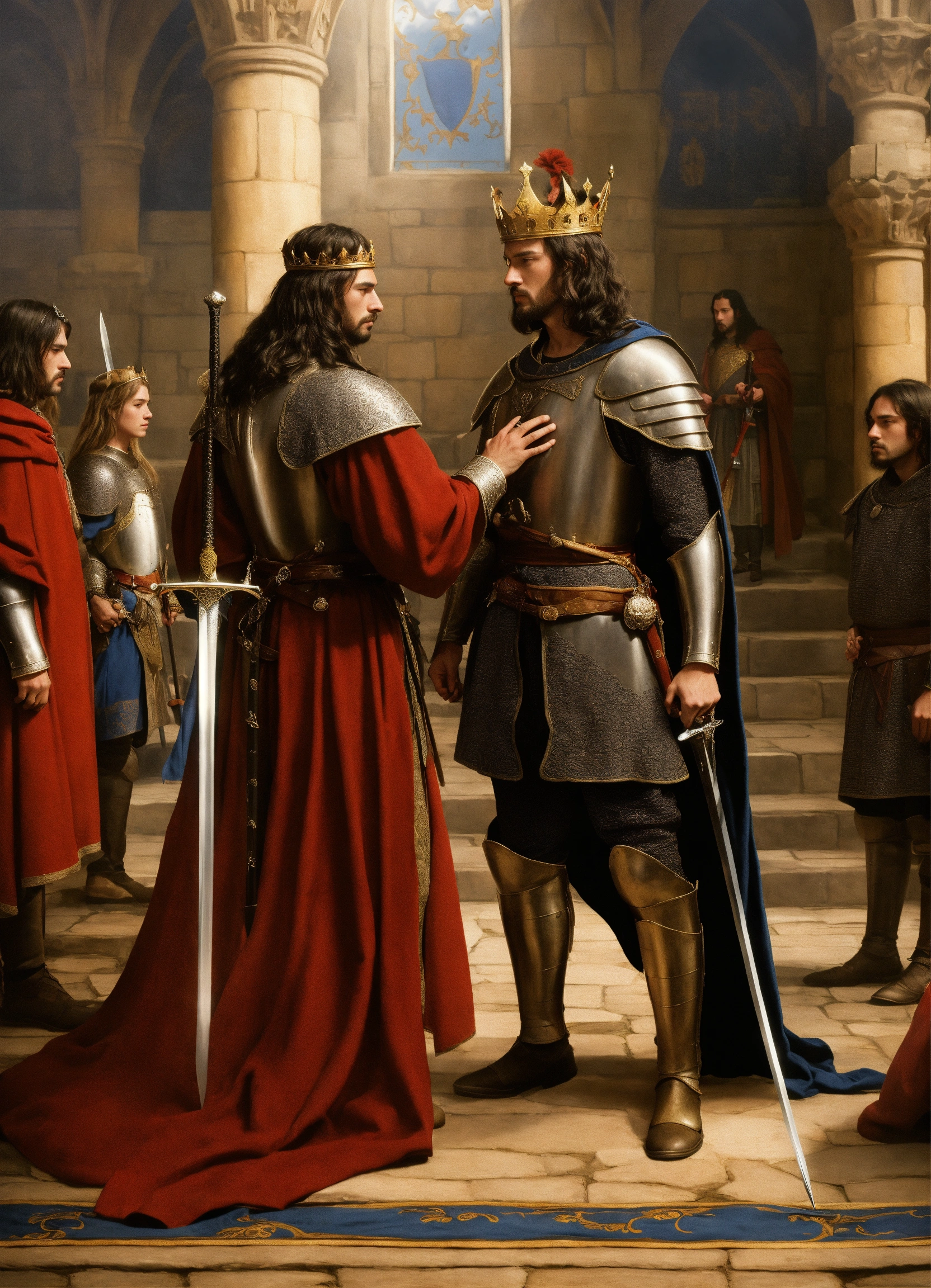 Lexica - In the medieval, the king is around 50 years old, standing ...