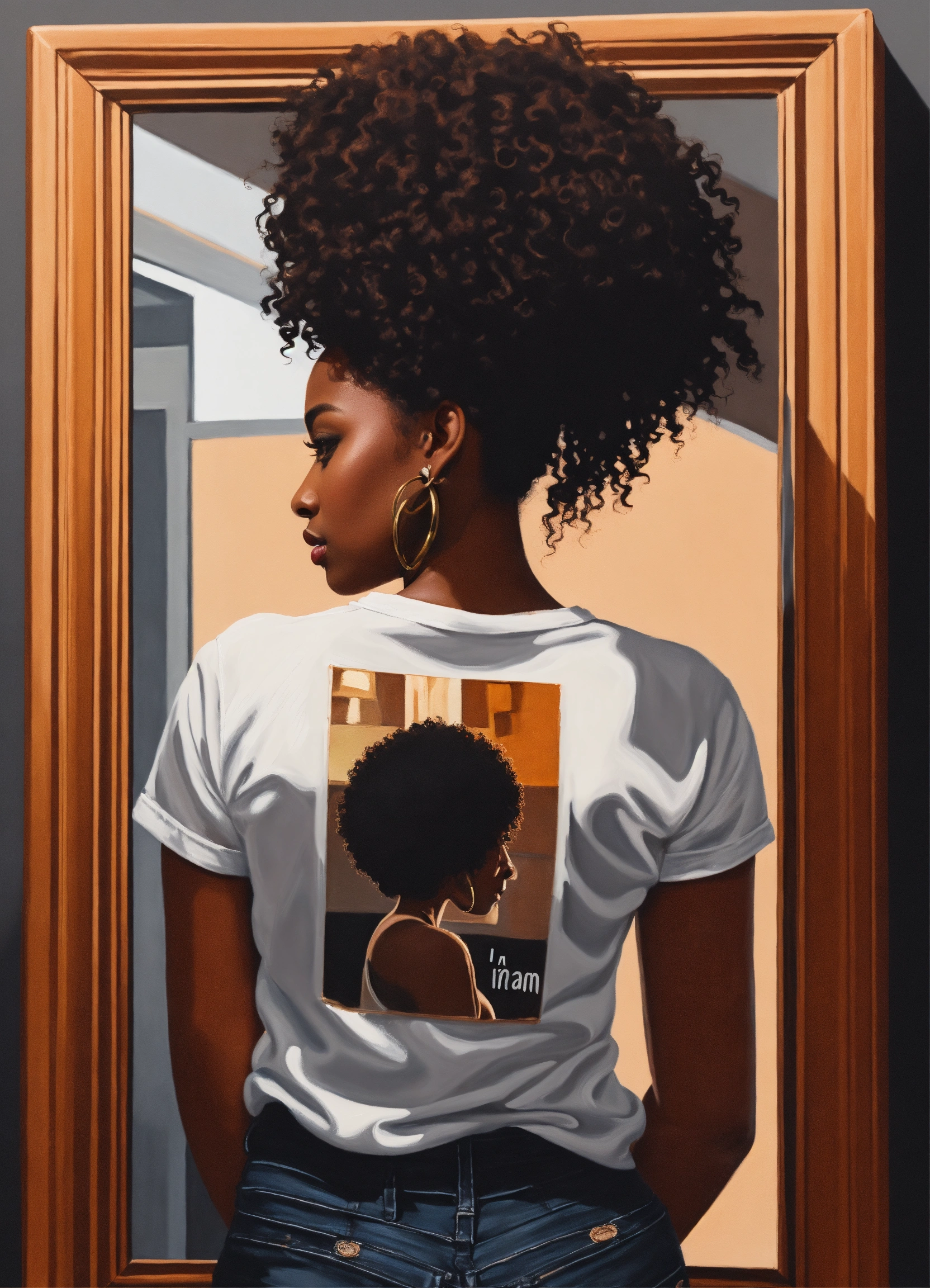 Lexica - A realistic acrylic painting, 5d, flat vector faceless ...