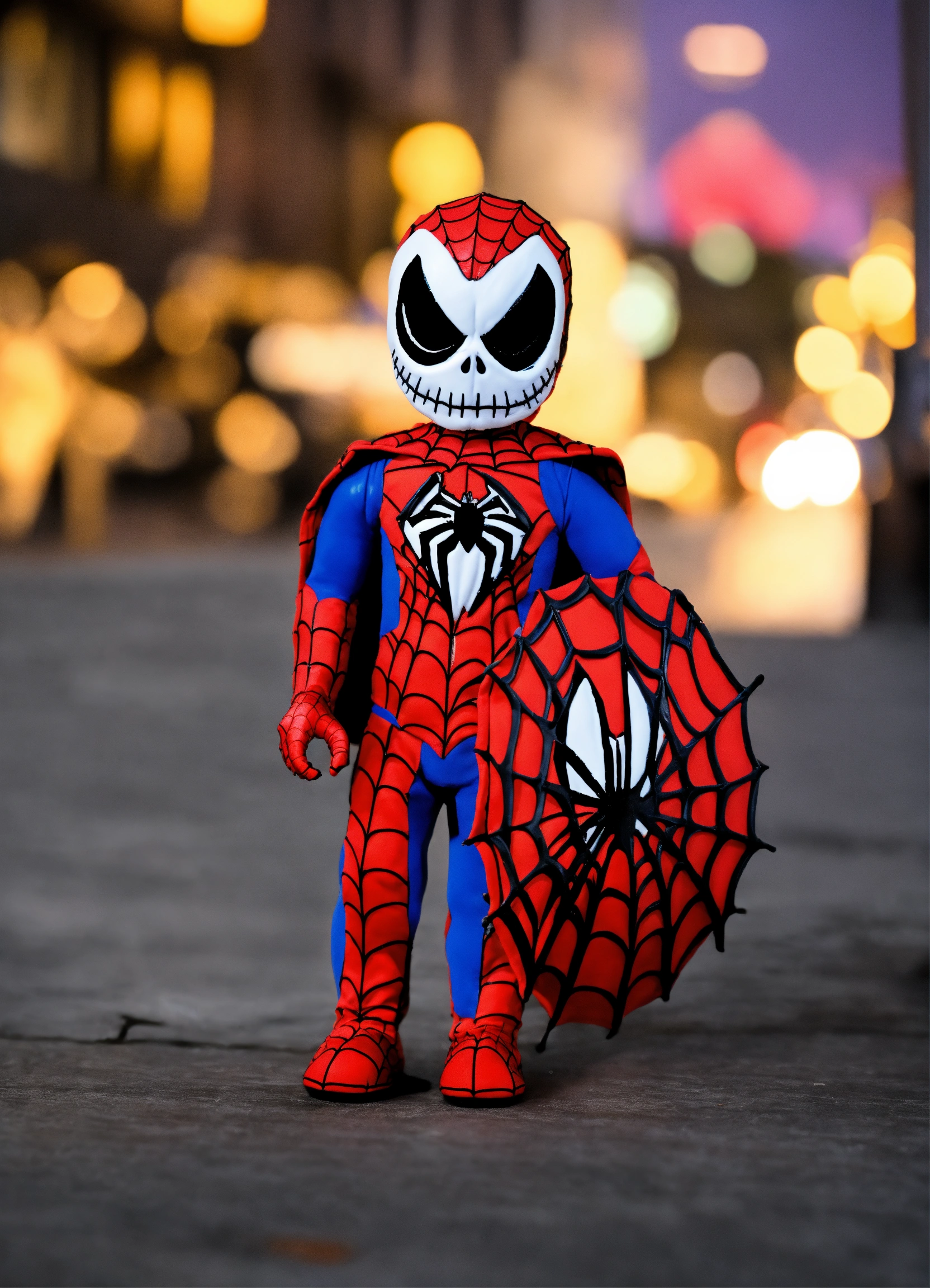 Lexica - Jack Skellington as Spider Man