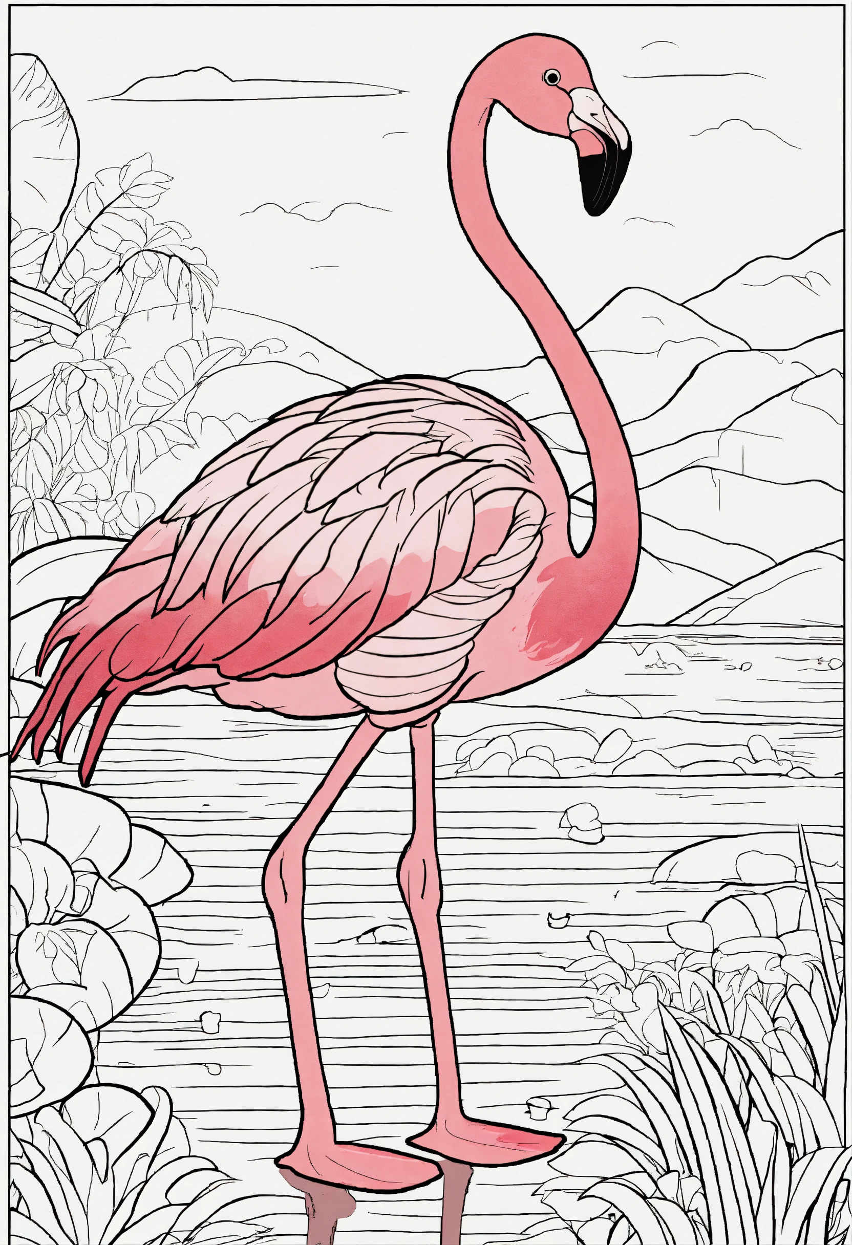 Lexica - Coloring book for pre-K kids, simple lines drawings, no lines ...