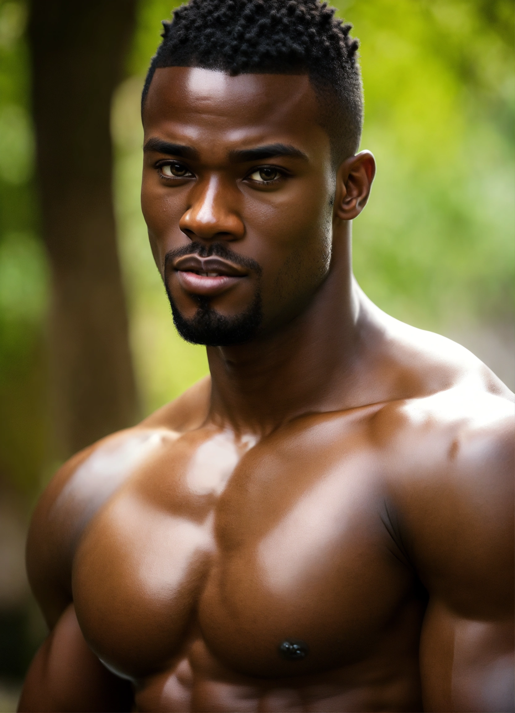 Lexica - African men, short hair, big eyes, high nose bridge, swimming ...