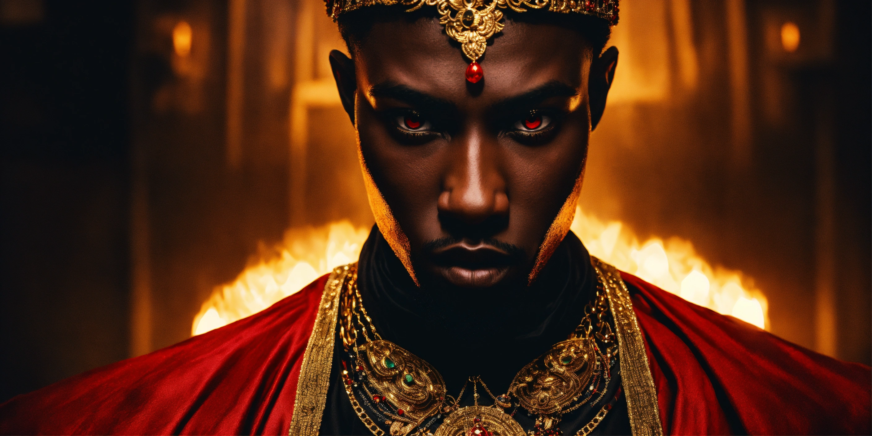 Lexica - Dark, mysterious and dramatic headshot of a young handsome ...